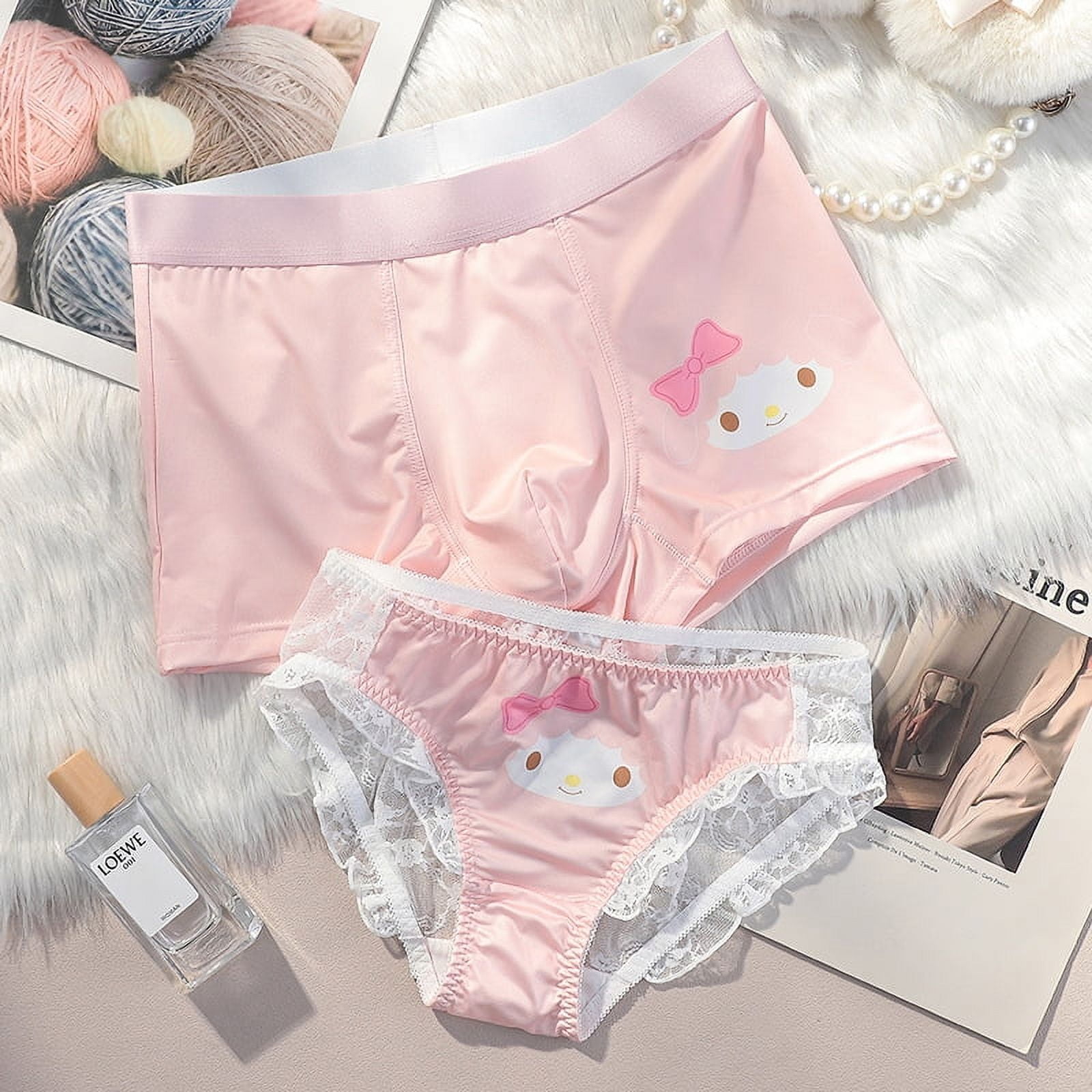 Cinnamoroll Lace Briefs Woman Bikini Smooth Milk-silk Man Boxer Shorts ...