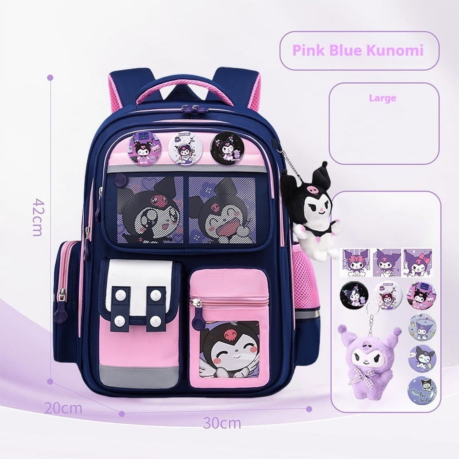 Cinnamoroll Large-Capacity Cartoon Backpack Kuromi My Melody Pochacco ...