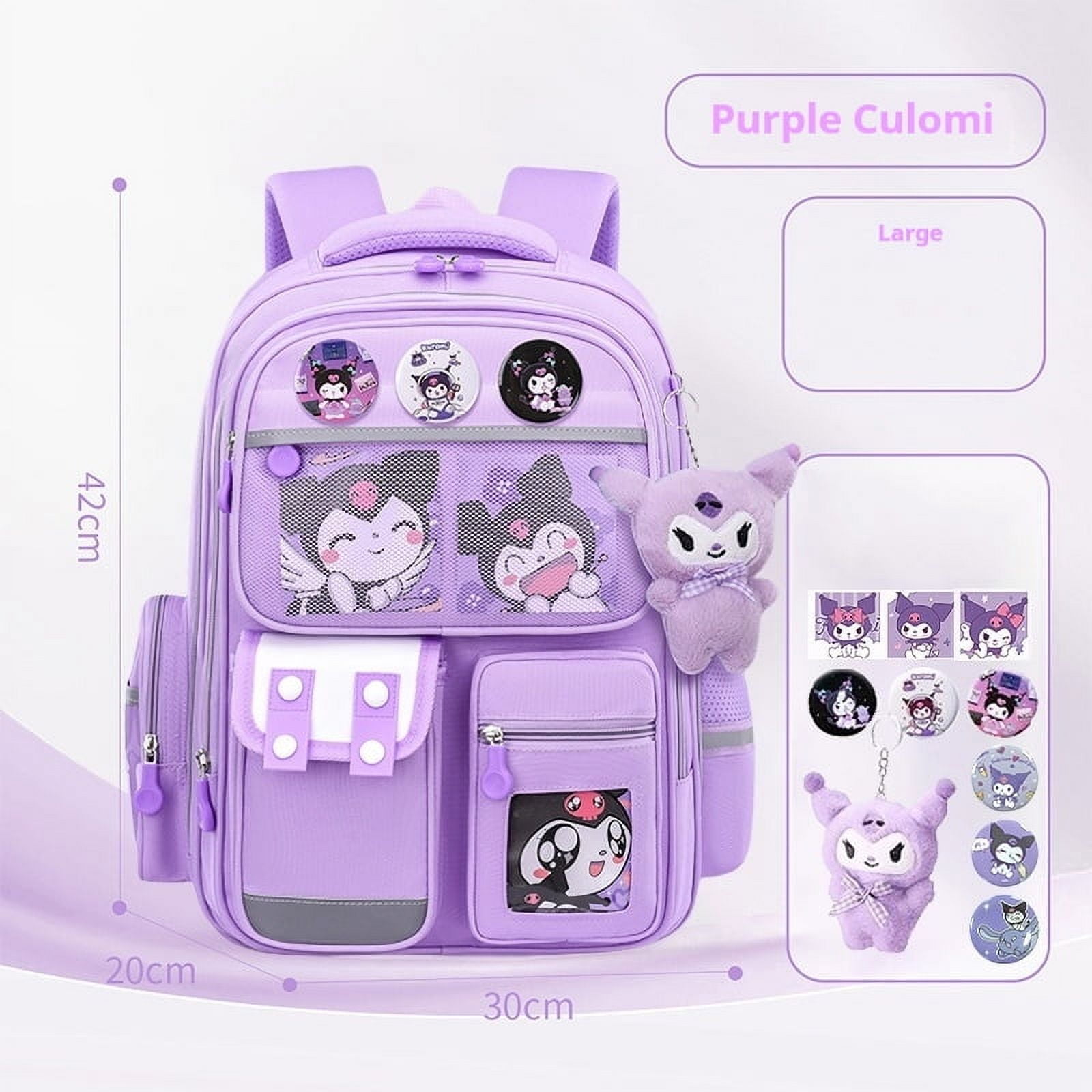 Cinnamoroll Large-Capacity Cartoon Backpack Kuromi My Melody Pochacco ...