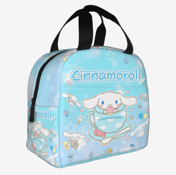 Cinnamoroll Lunch Bag Sanrio Cute Cartoon Portable Reusable Sack lunch ...