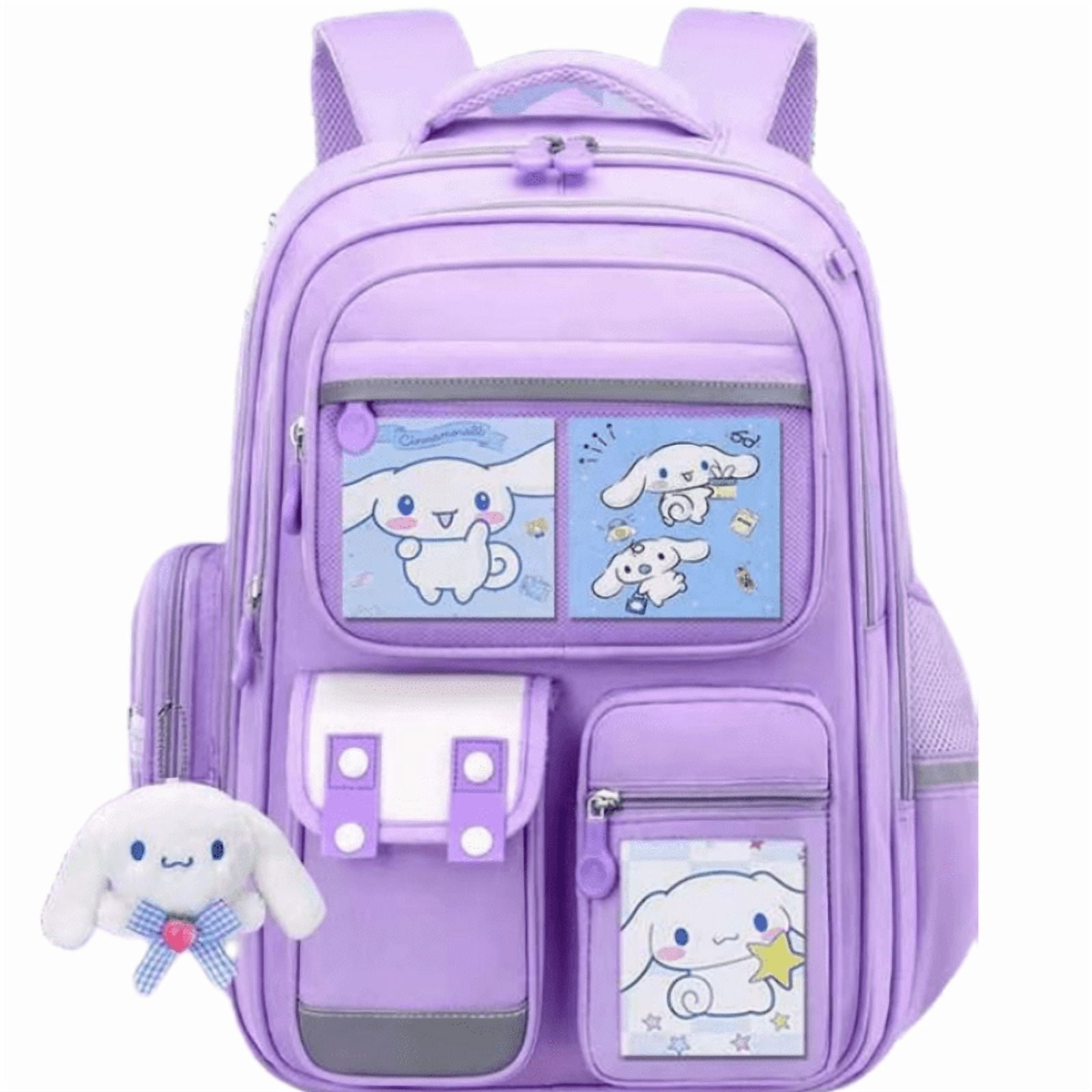 Cinnamoroll Melody Kuromi School Bag Large Capacity Cute Cartoon ...