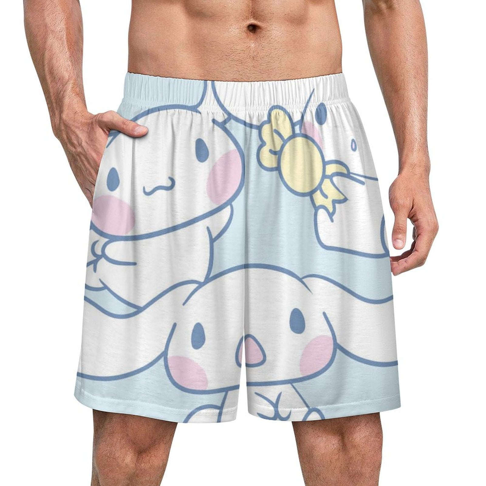 Cinnamoroll Men's Sleepwear Shorts Pajama Bottom Lounge Sleep Pajama ...