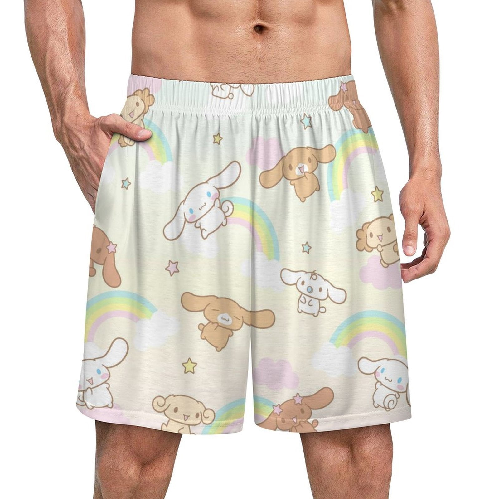 Cinnamoroll Men's Sleepwear Shorts Pajama Bottom Lounge Sleep Pajama ...