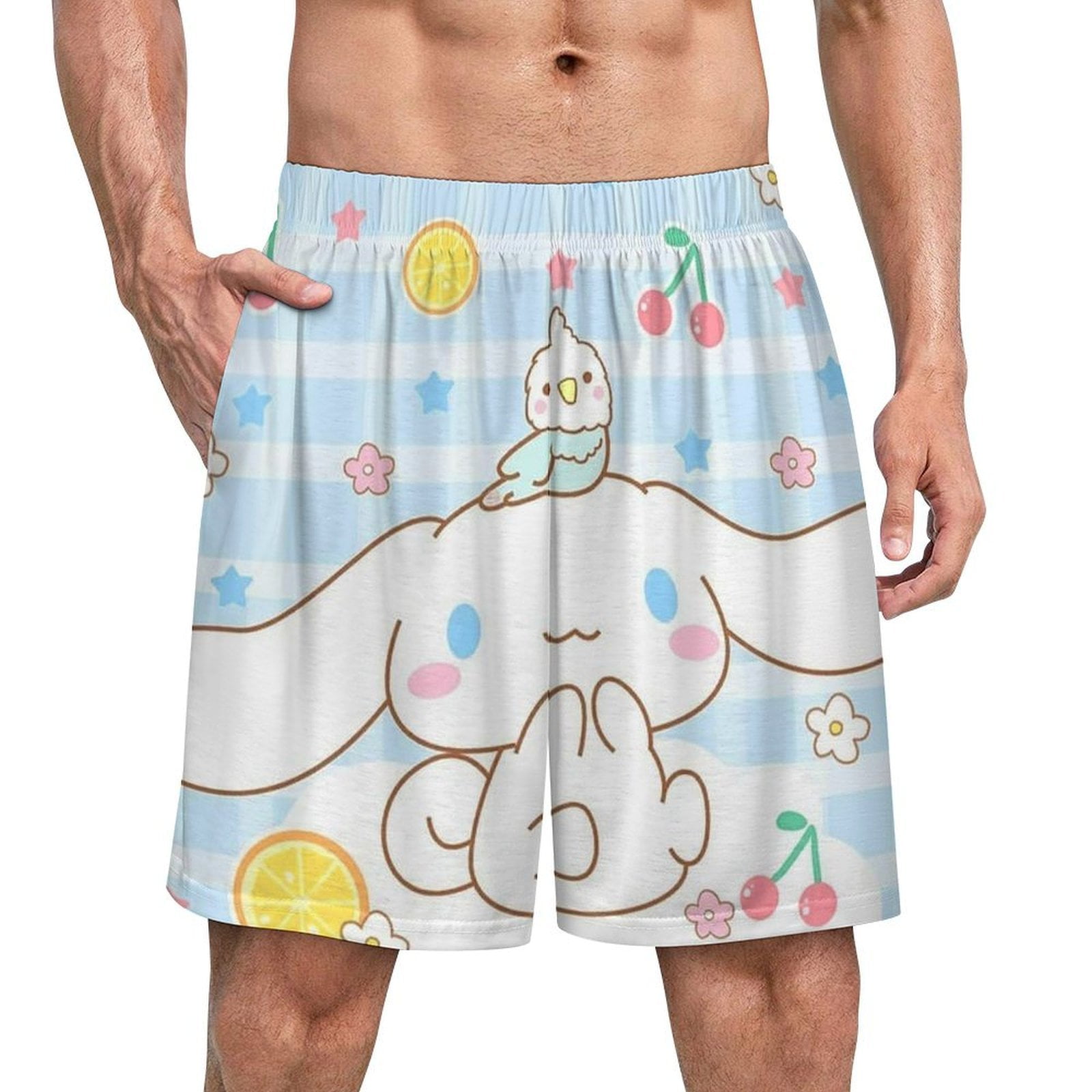 Cinnamoroll Men's Sleepwear Shorts Pajama Bottom Lounge Sleep Pajama ...