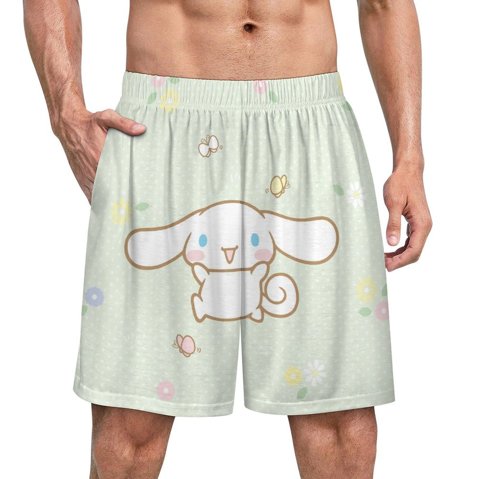 Cinnamoroll Men's Sleepwear Shorts Pajama Bottom Lounge Sleep Pajama ...