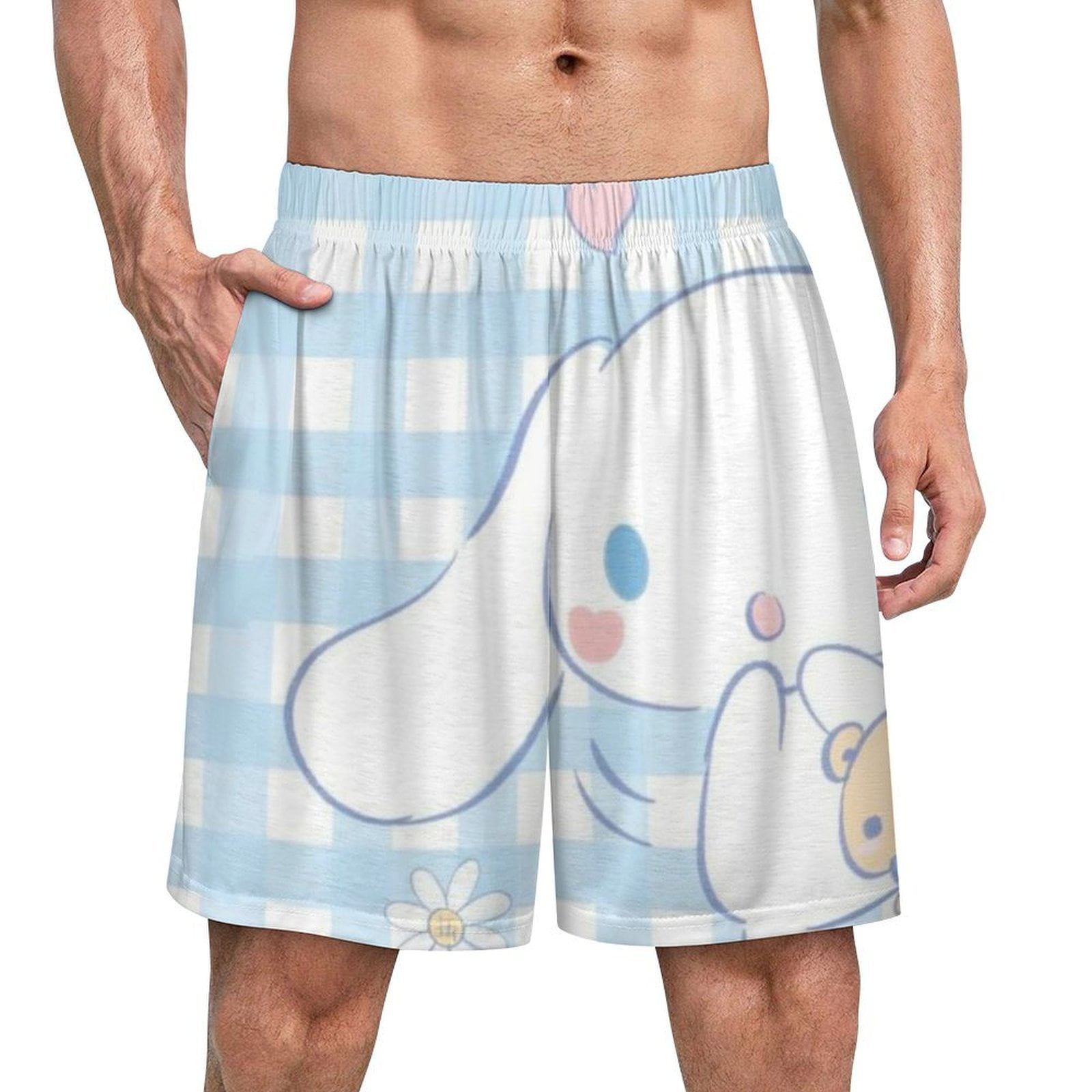 Cinnamoroll Men's Sleepwear Shorts Pajama Bottom Lounge Sleep Pajama ...