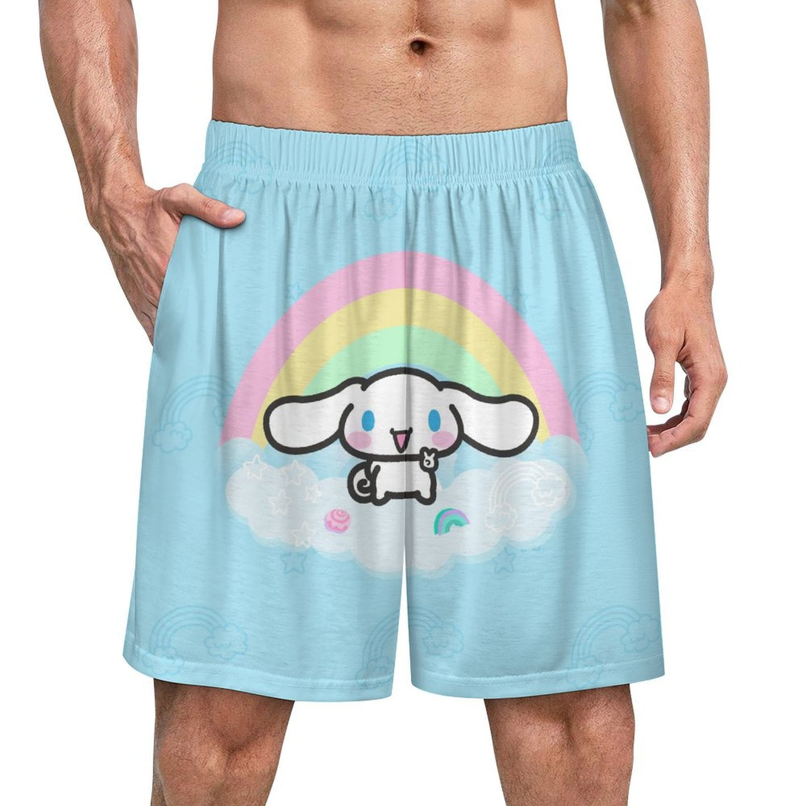Cinnamoroll Men's Sleepwear Shorts Pajama Bottom Lounge Sleep Pajama ...