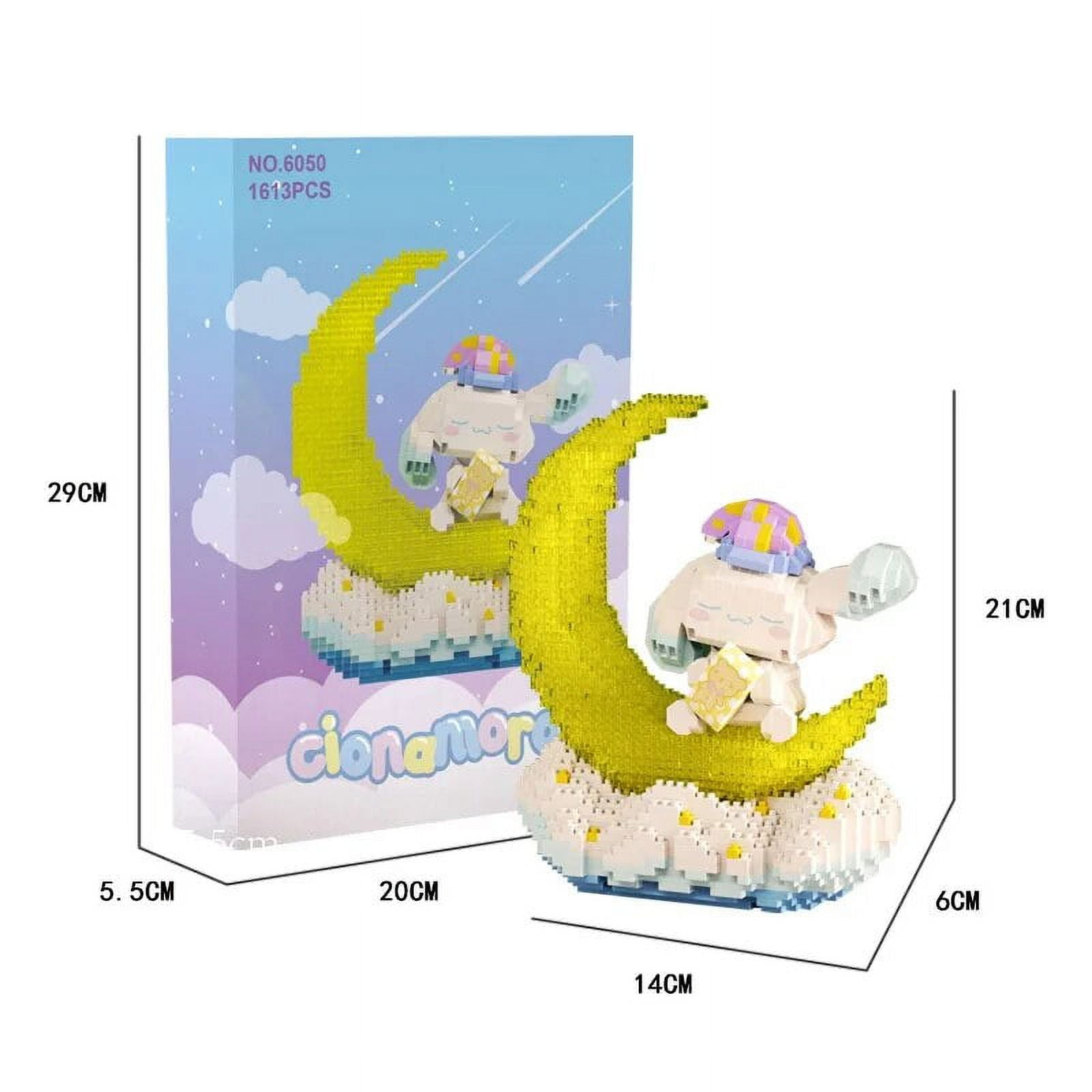Cinnamoroll Micro Building Blocks Sanrio Dreaming At Moon DIY Assembly ...