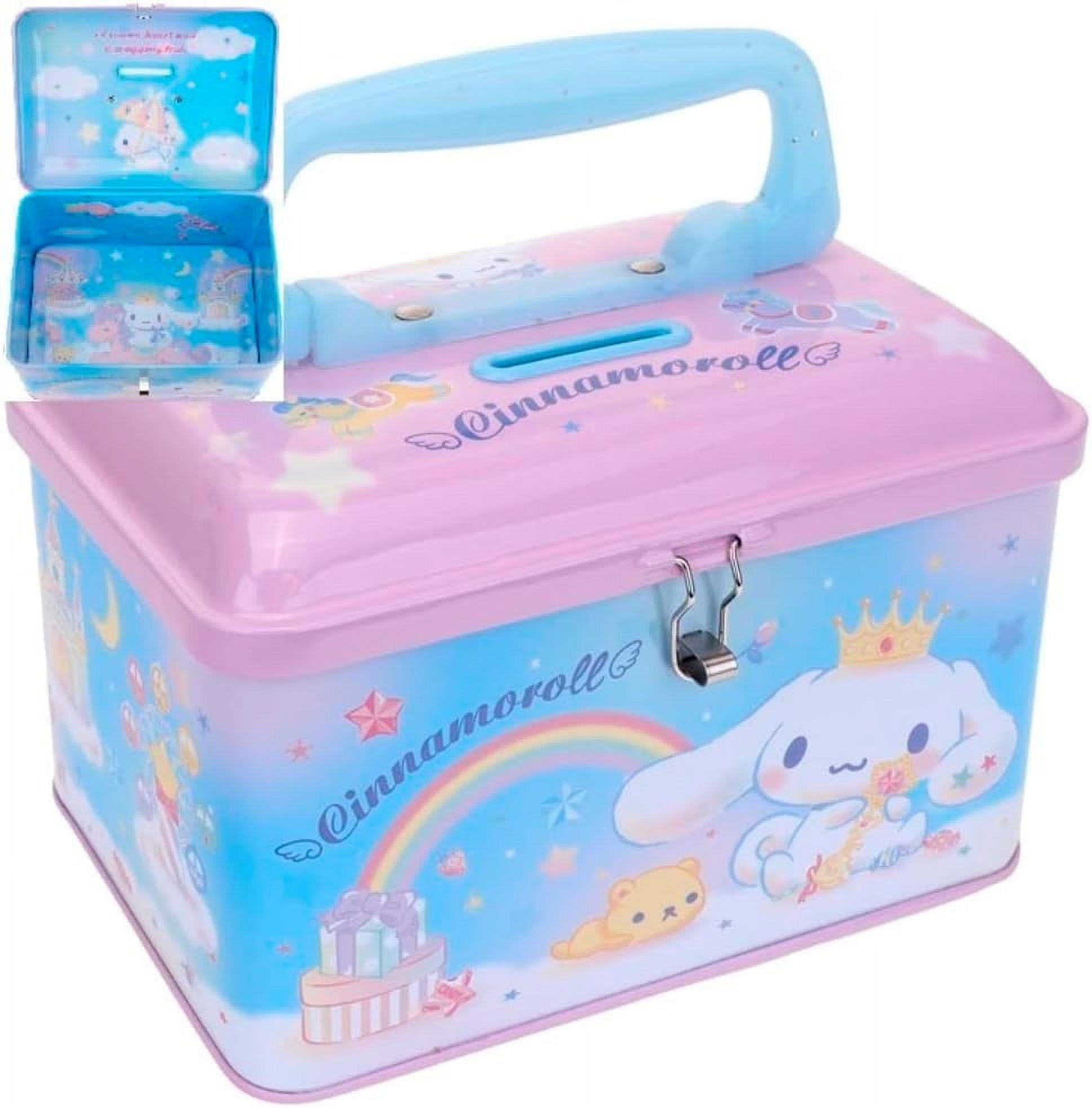 Cinnamoroll Money Coin Bank Kids Saving Box Case with Lock - Walmart.com