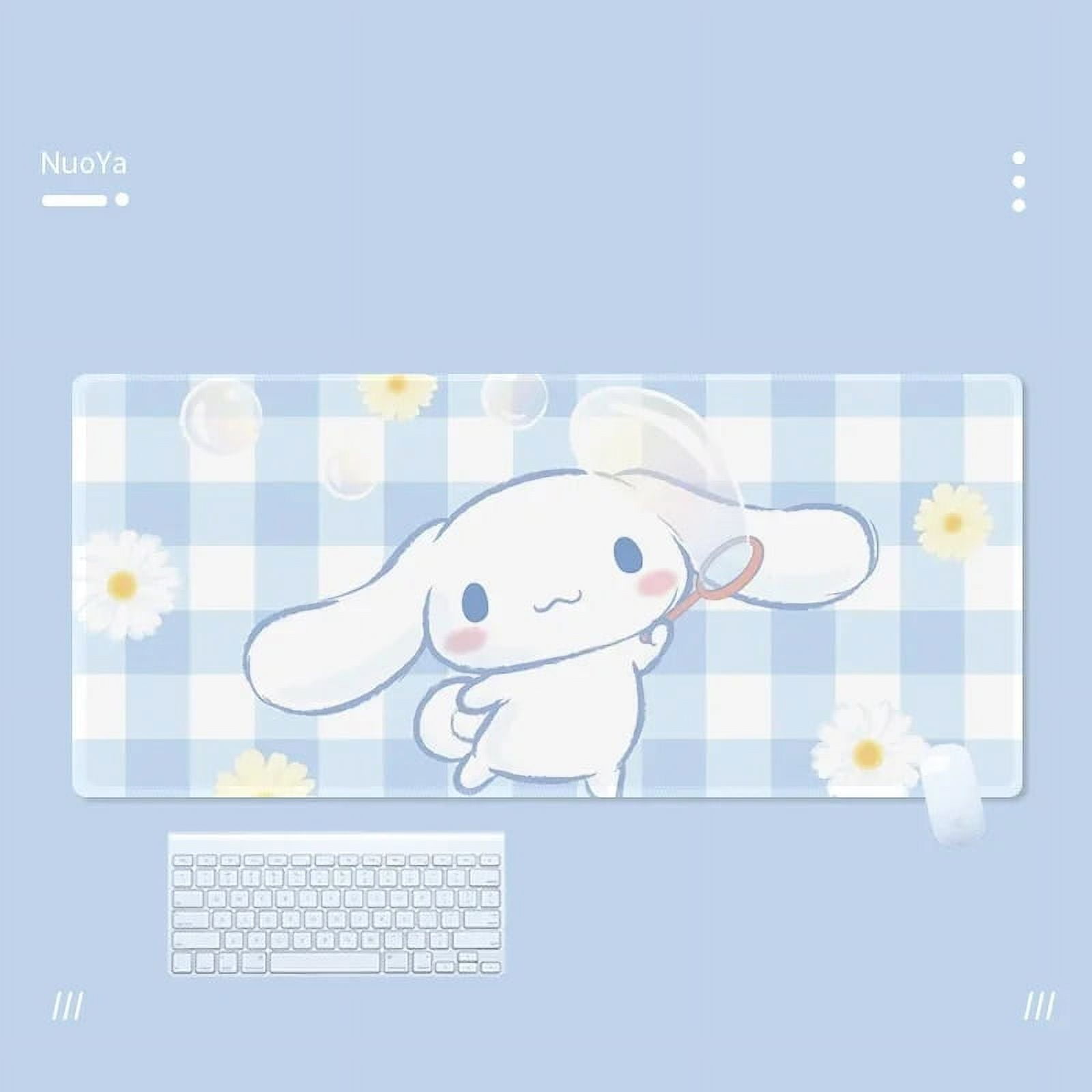 Cinnamoroll Mouse Pad anime Kawaii Large Mat Gaming Kuromi Mousepad ...