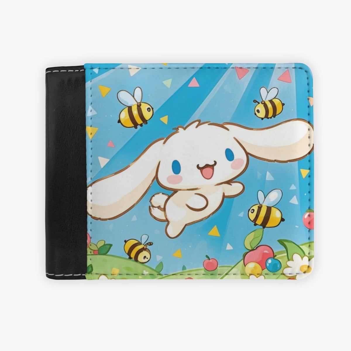 Cinnamoroll PU Bifold Wallet for Boys Girls, 4.64 x 3.71 Inches ...