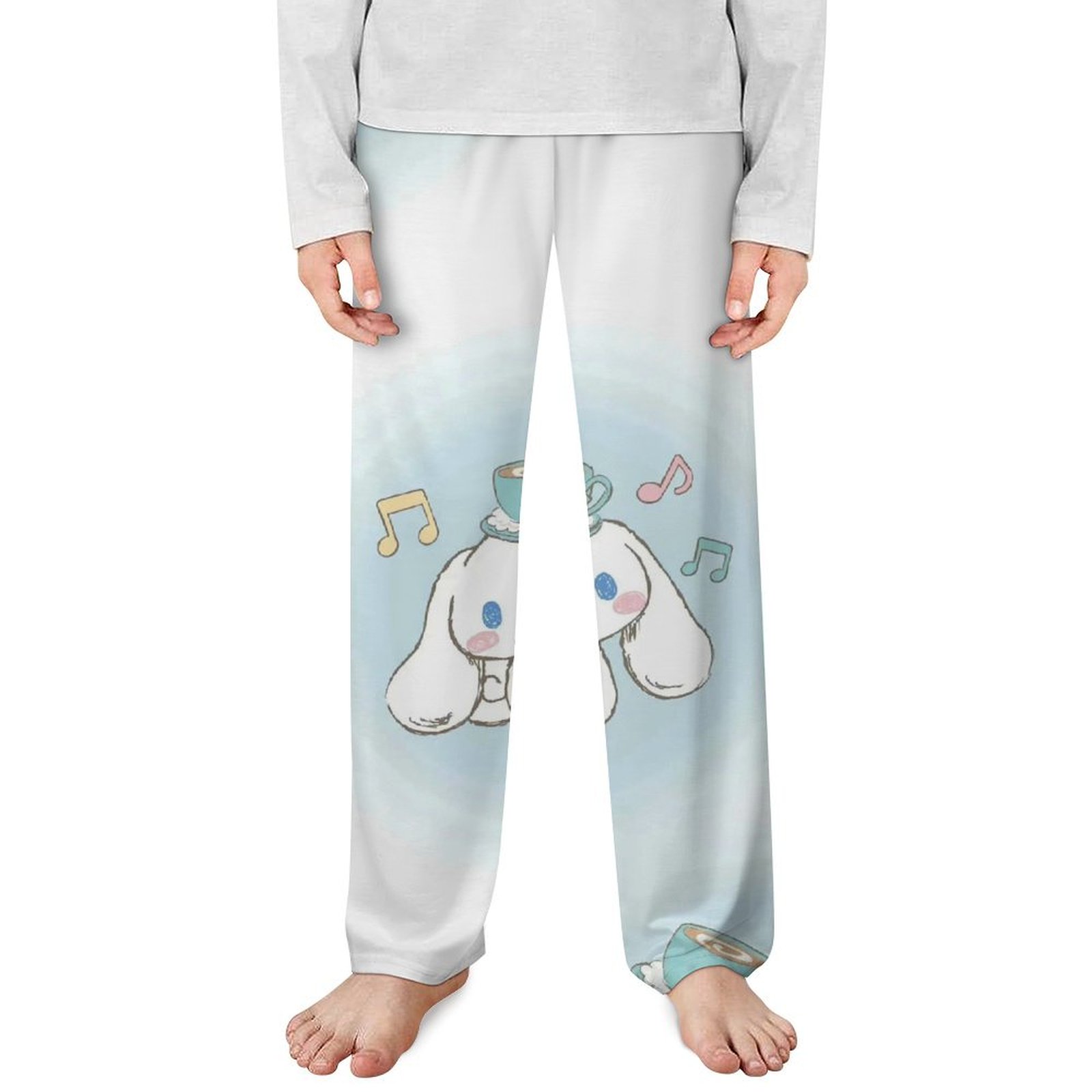 Cinnamoroll Pajama Pants for Gils Kids Cute Sleep Bottoms Cinnamoroll ...