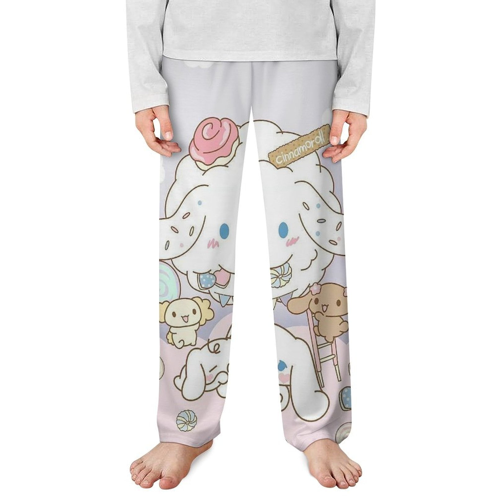 Cinnamoroll Pajama Pants for Gils Kids Cute Sleep Bottoms Cinnamoroll ...