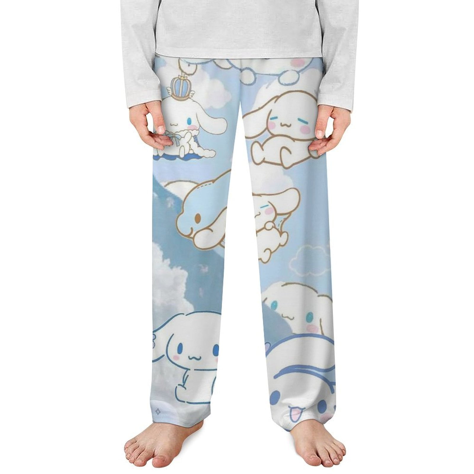 Cinnamoroll Pajama Pants for Gils Kids Cute Sleep Bottoms Cinnamoroll ...
