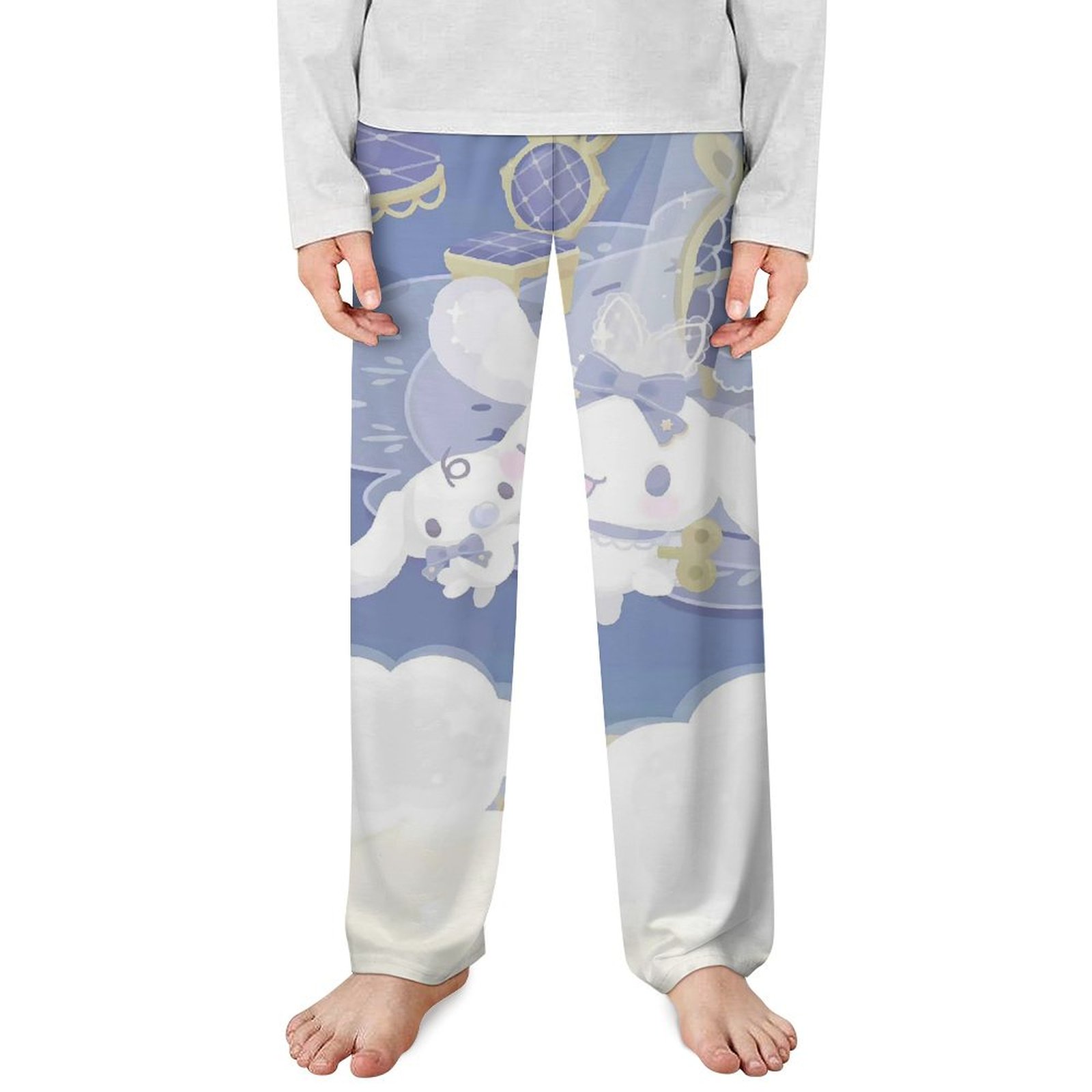 Cinnamoroll Pajama Pants for Gils Kids Cute Sleep Bottoms Cinnamoroll ...