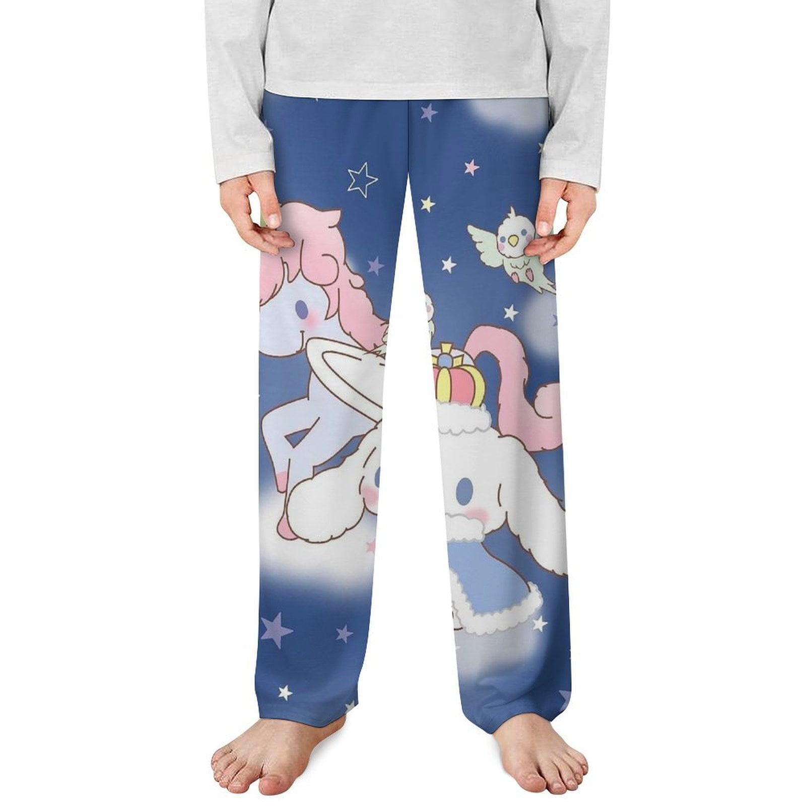 Cinnamoroll Pajama Pants for Gils Kids Cute Sleep Bottoms Cinnamoroll ...