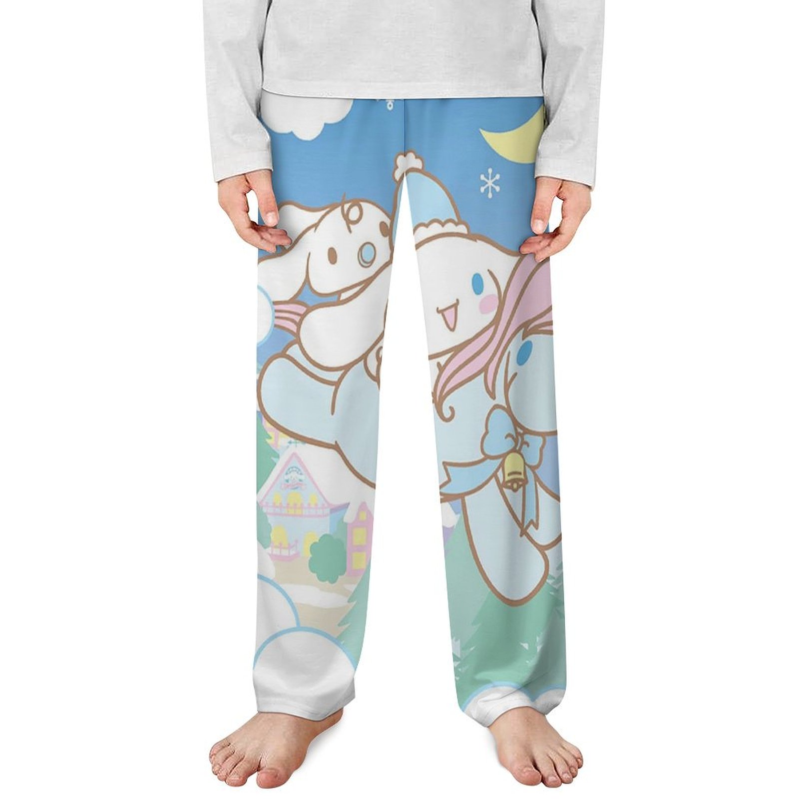 Cinnamoroll Pajama Pants for Gils Kids Cute Sleep Bottoms Cinnamoroll ...