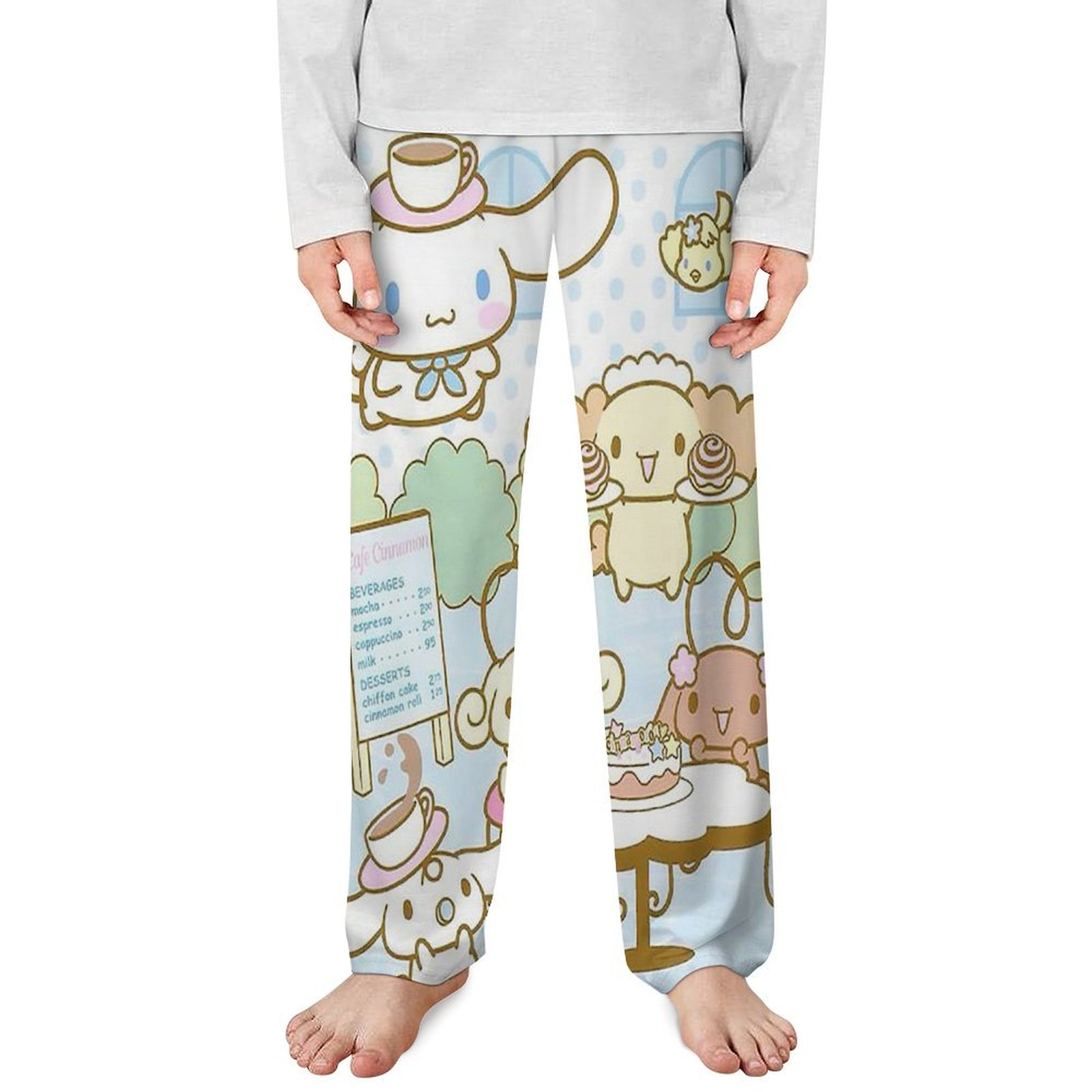 Cinnamoroll Pajama Pants for Gils Kids Cute Sleep Bottoms Cinnamoroll ...