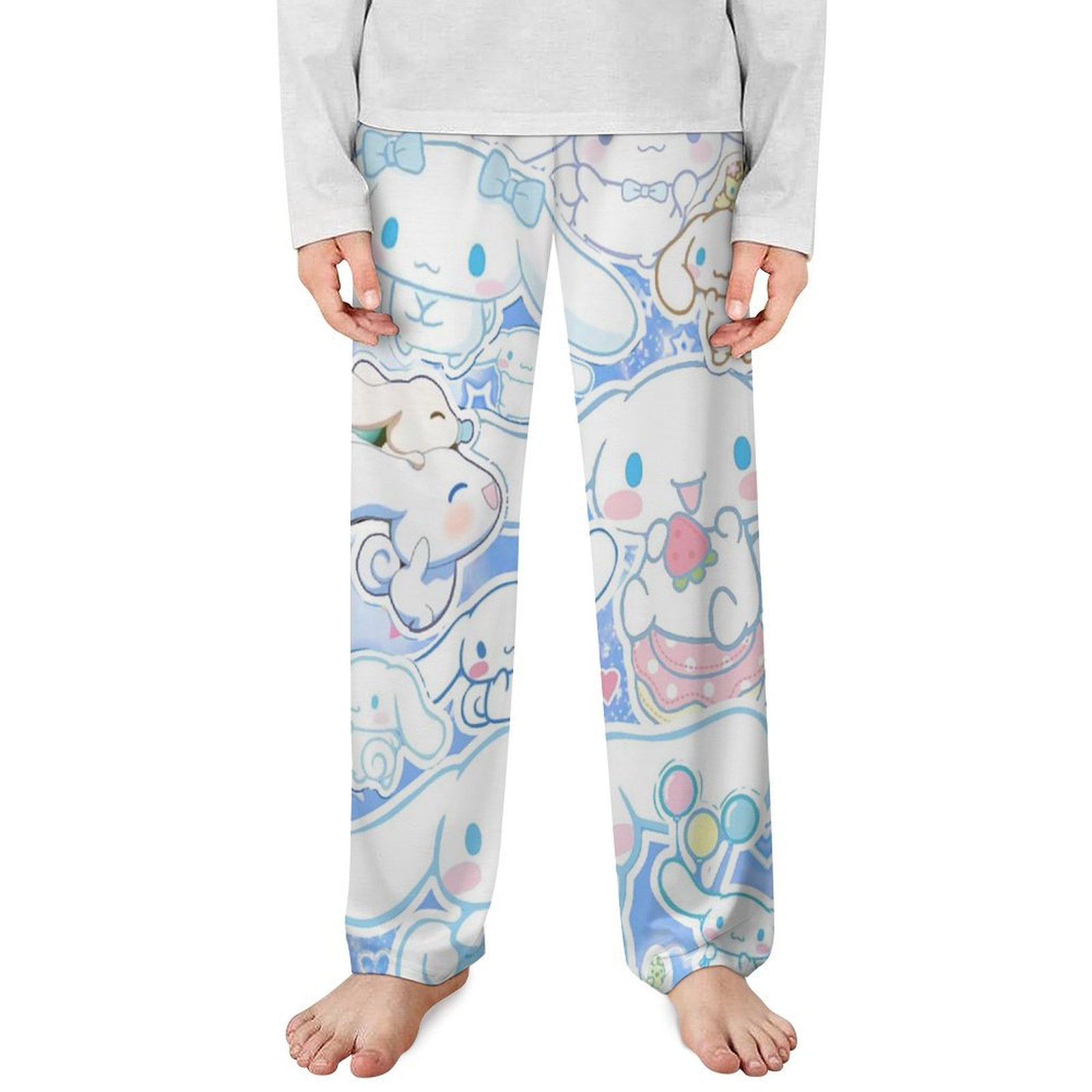 Cinnamoroll Pajama Pants for Gils Kids Cute Sleep Bottoms Cinnamoroll ...