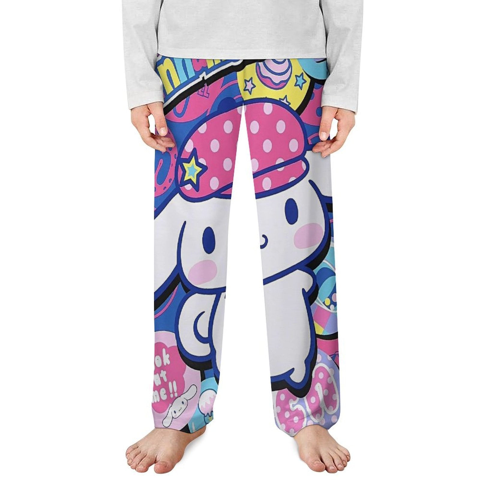Cinnamoroll Pajama Pants for Gils Kids Cute Sleep Bottoms Cinnamoroll ...