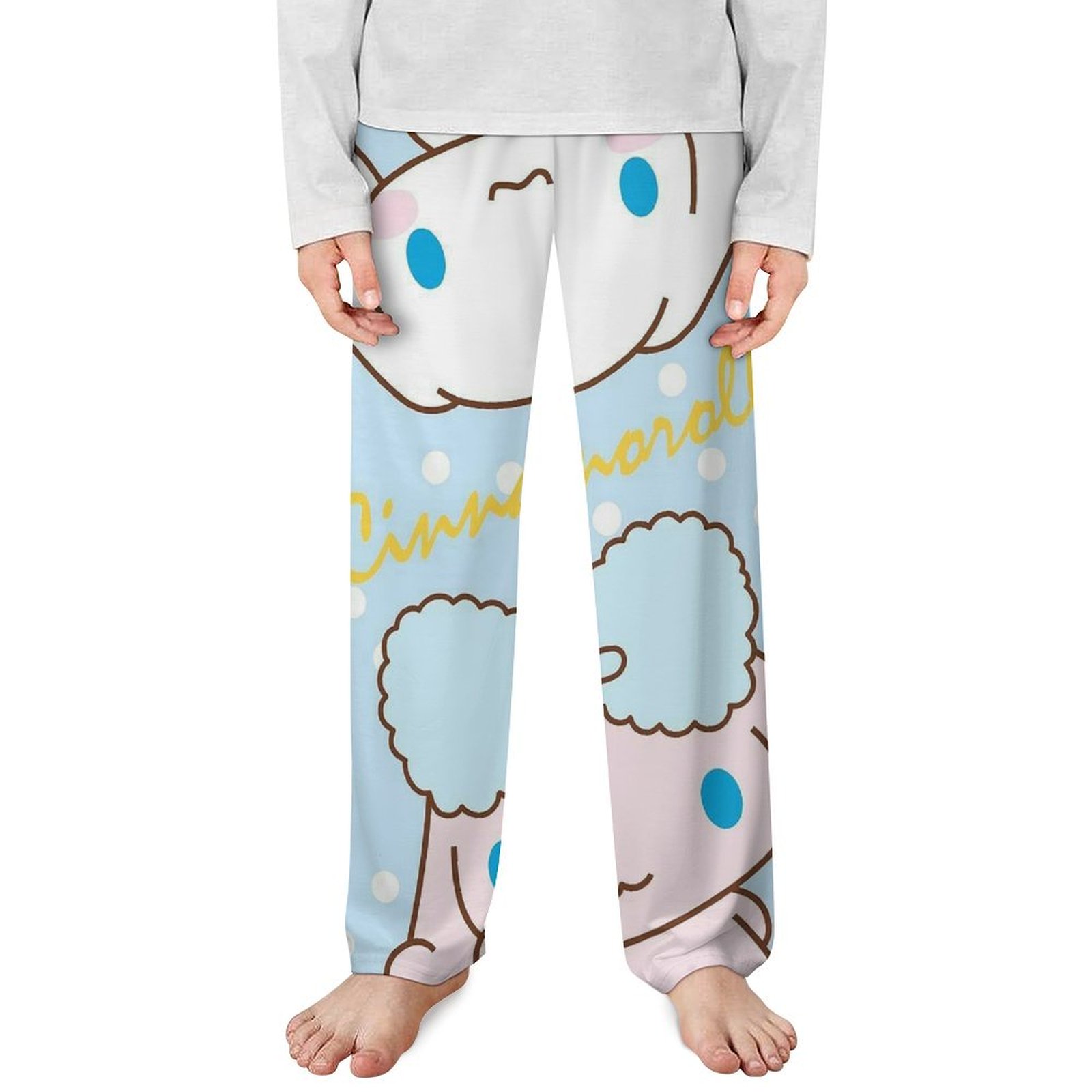 Cinnamoroll Pajama Pants for Gils Kids Cute Sleep Bottoms Cinnamoroll ...