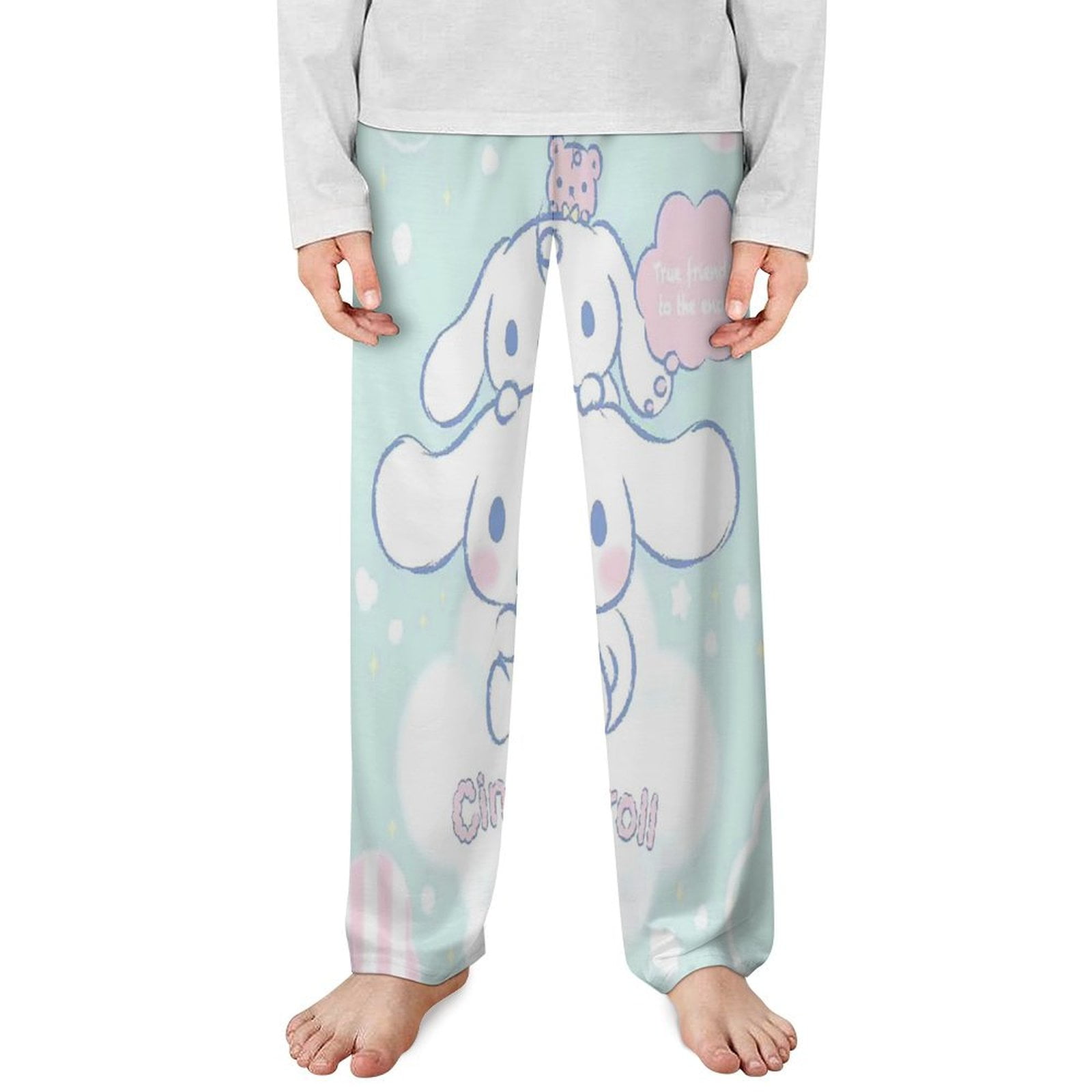 Cinnamoroll Pajama Pants for Gils Kids Cute Sleep Bottoms Cinnamoroll ...