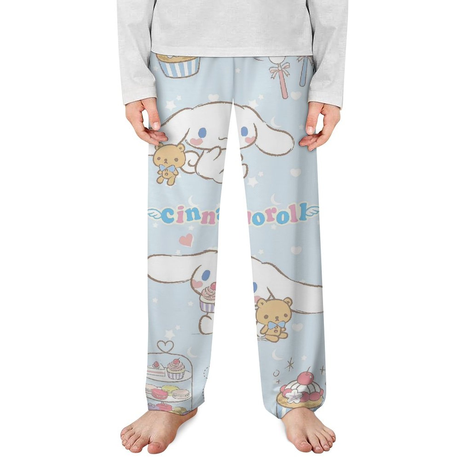 Cinnamoroll Pajama Pants for Gils Kids Cute Sleep Bottoms Cinnamoroll ...