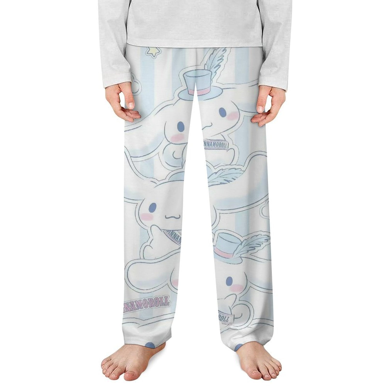 Cinnamoroll Pajama Pants for Gils Kids Cute Sleep Bottoms Cinnamoroll ...