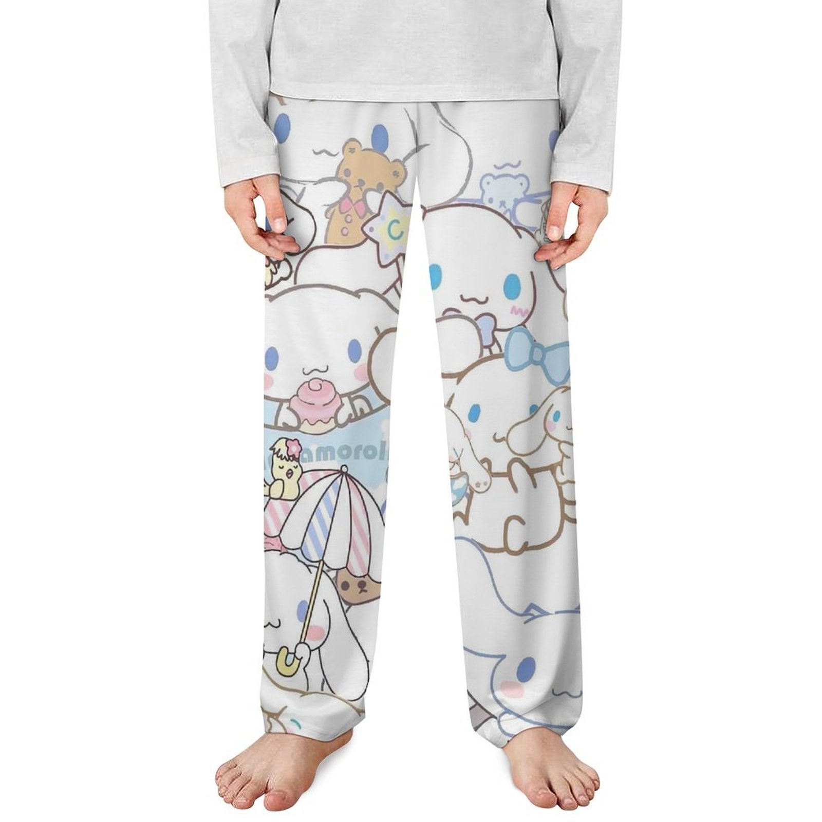 Cinnamoroll Pajama Pants for Gils Kids Cute Sleep Bottoms Cinnamoroll ...