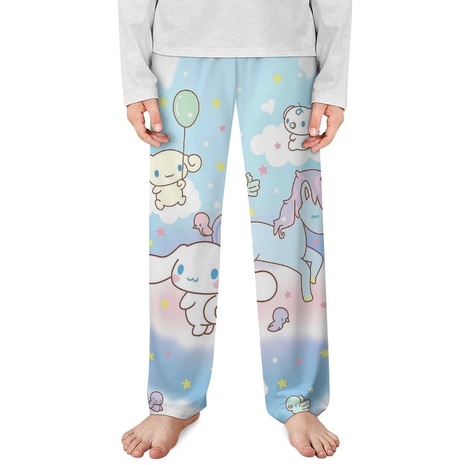 Cinnamoroll Pajama Pants for Gils Kids Cute Sleep Bottoms Cinnamoroll ...
