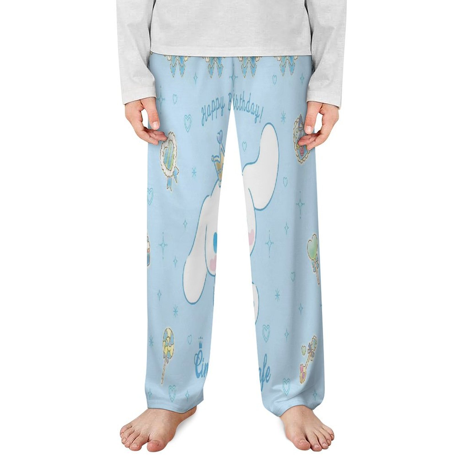 Cinnamoroll Pajama Pants for Gils Kids Cute Sleep Bottoms Cinnamoroll ...