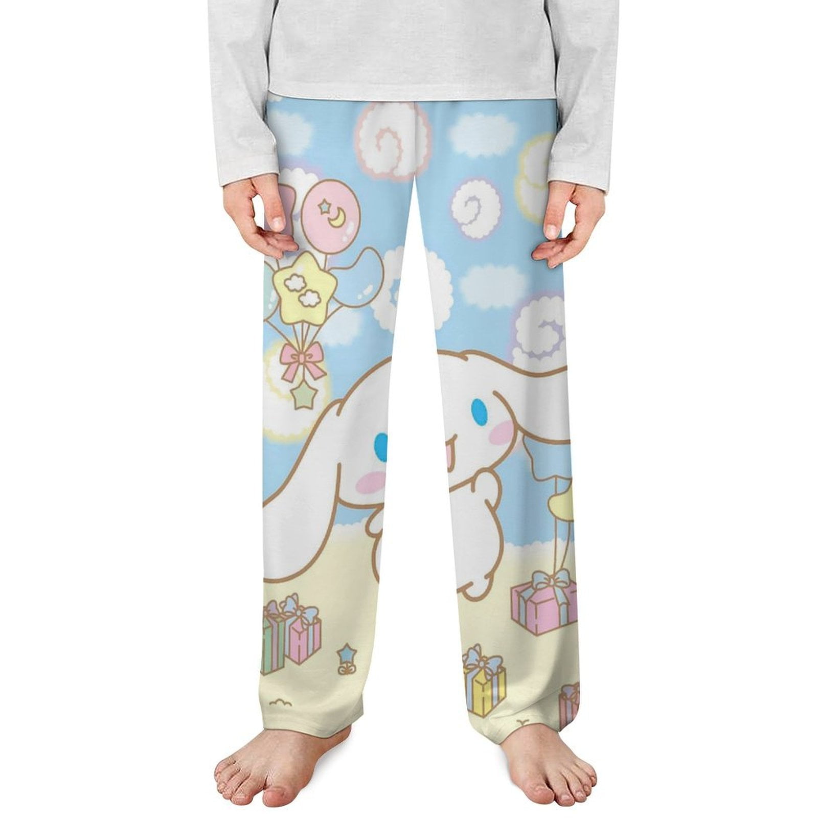 Cinnamoroll Pajama Pants for Gils Kids Cute Sleep Bottoms Cinnamoroll ...