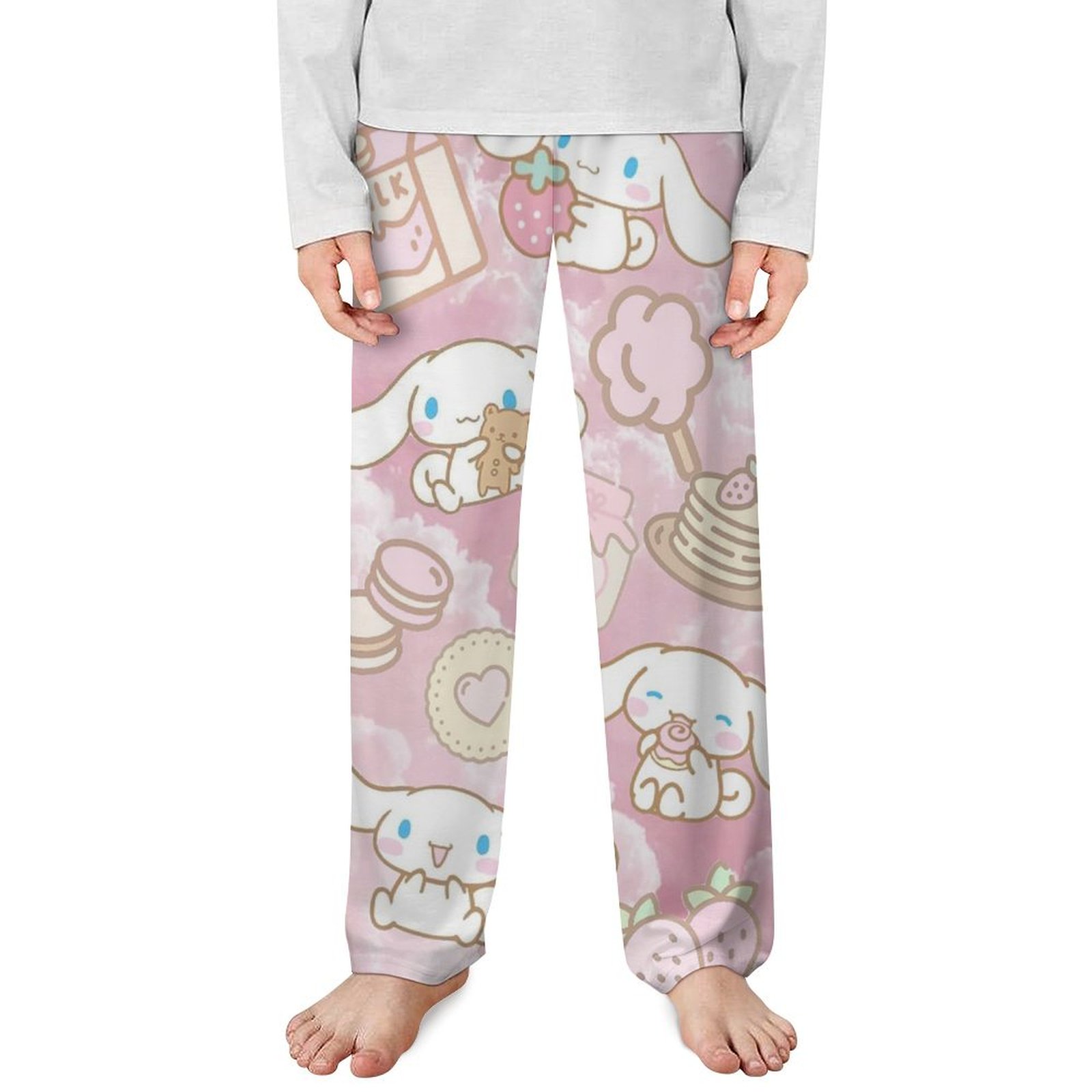 Cinnamoroll Pajama Pants for Gils Kids Cute Sleep Bottoms Cinnamoroll ...