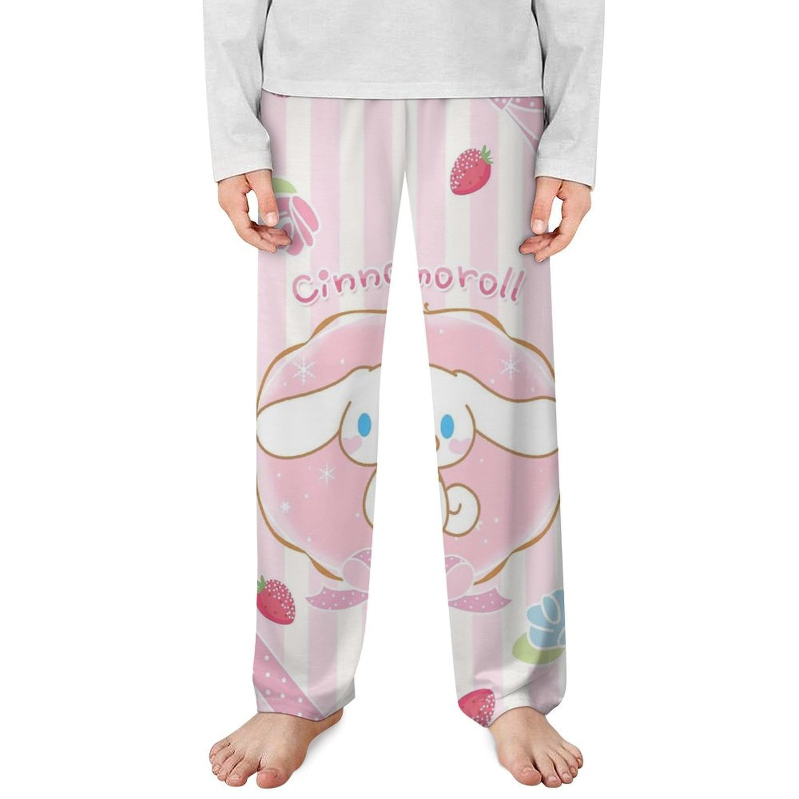 Cinnamoroll Pajama Pants for Gils Kids Cute Sleep Bottoms Cinnamoroll ...