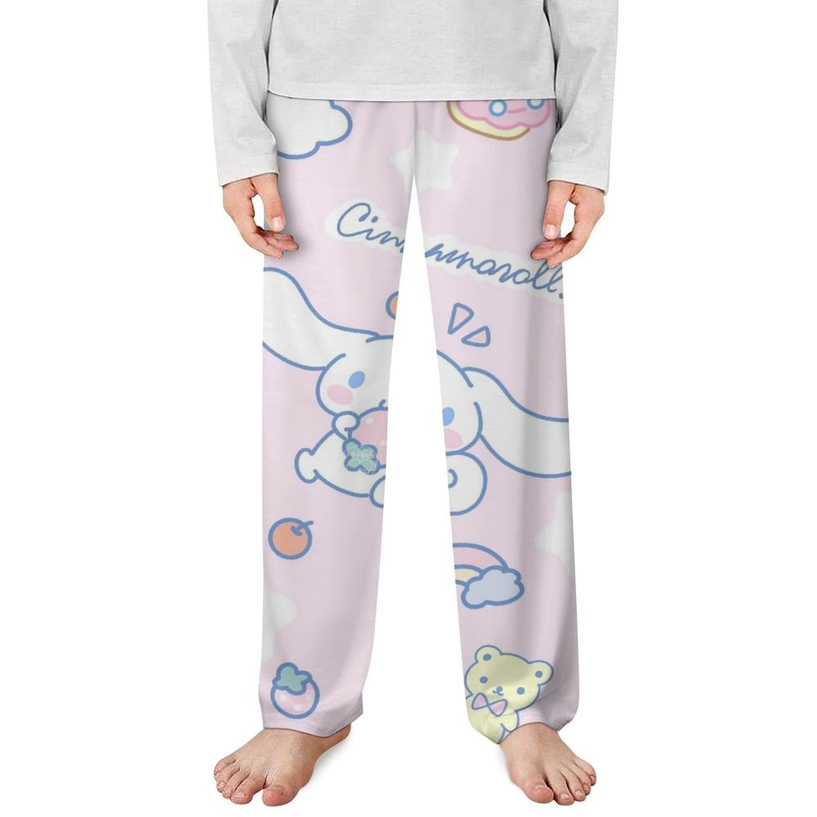 Cinnamoroll Pajama Pants for Gils Kids Cute Sleep Bottoms Cinnamoroll ...