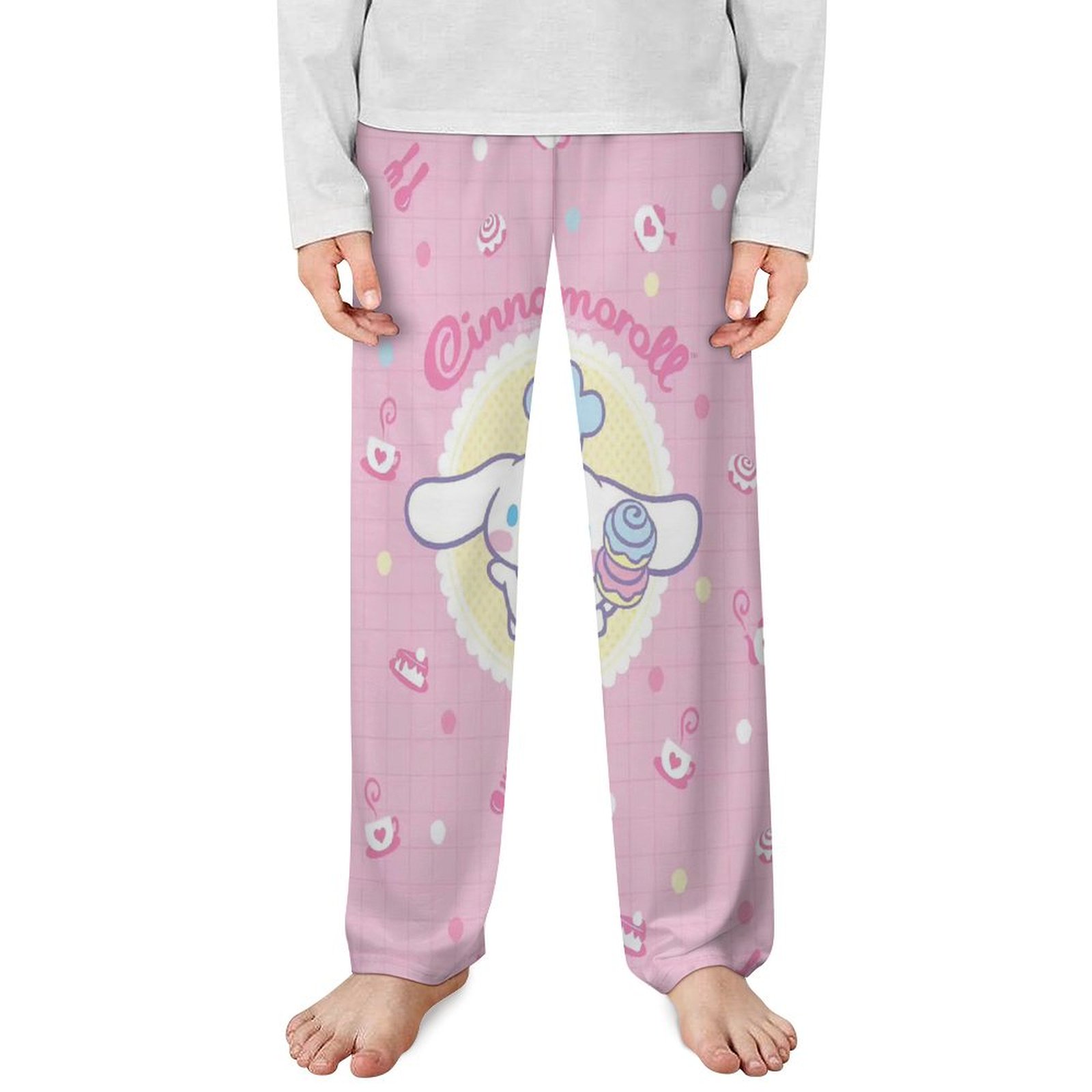 Cinnamoroll Pajama Pants for Gils Kids Cute Sleep Bottoms Cinnamoroll ...