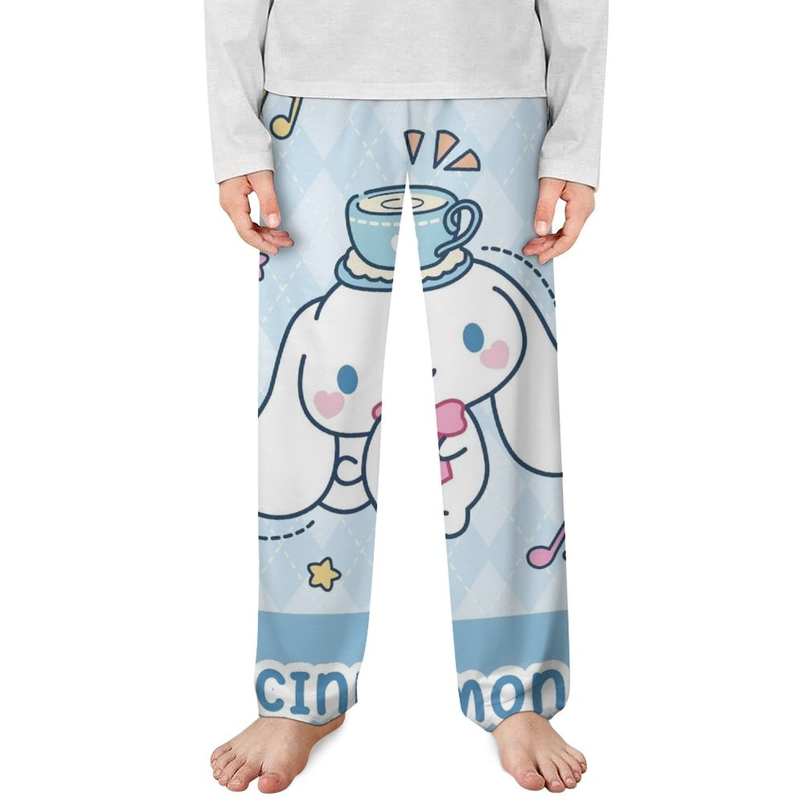 Cinnamoroll Pajama Pants for Gils Kids Cute Sleep Bottoms Cinnamoroll ...