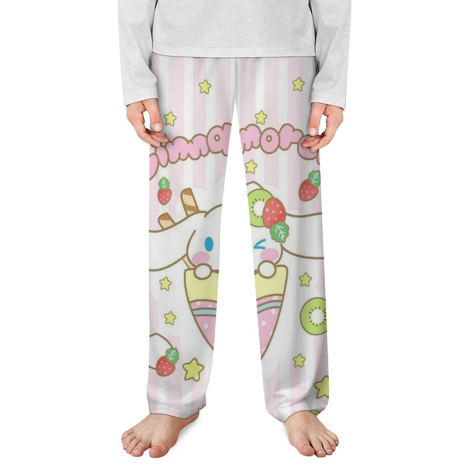 Cinnamoroll Pajama Pants for Kids Long Sleep Plaid Pants Soft Lounge Pj ...