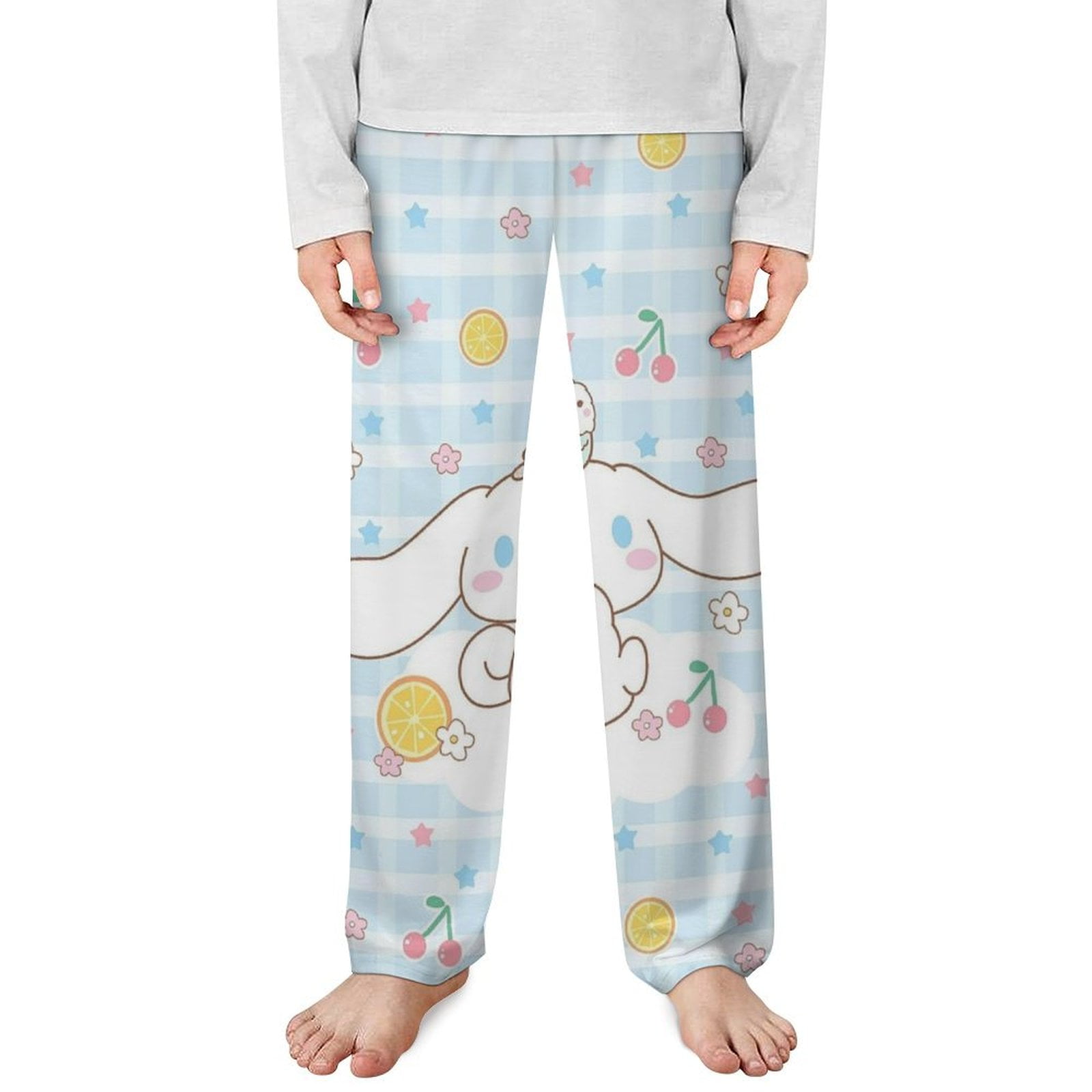 Cinnamoroll Pajama Pants for Kids Long Sleep Plaid Pants Soft Lounge Pj ...