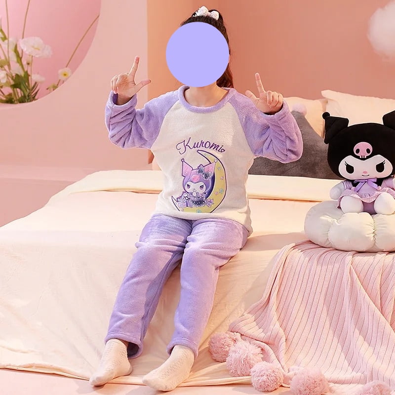 Cinnamoroll Pajamas Autumn Winter New Lounge Clothes Kawaii Cartoon ...