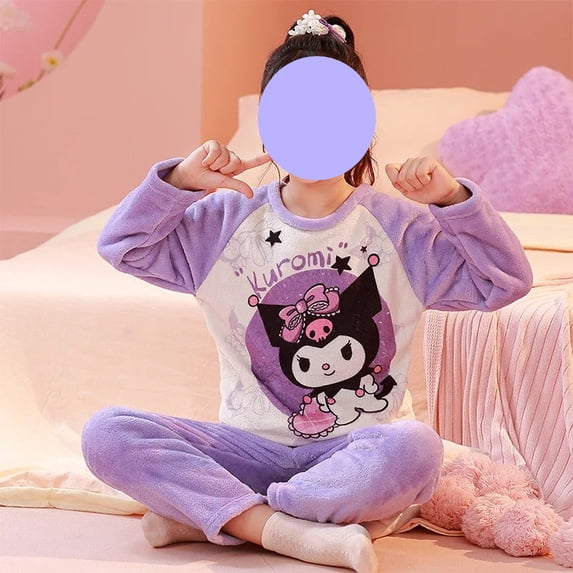 Cinnamoroll Pajamas Autumn Winter New Lounge Clothes Kawaii Cartoon ...