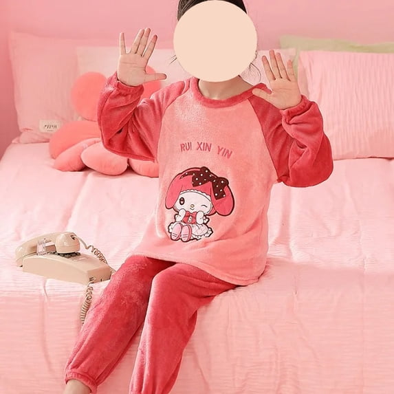 Cinnamoroll Pajamas Autumn Winter New Lounge Clothes Kawaii Cartoon ...