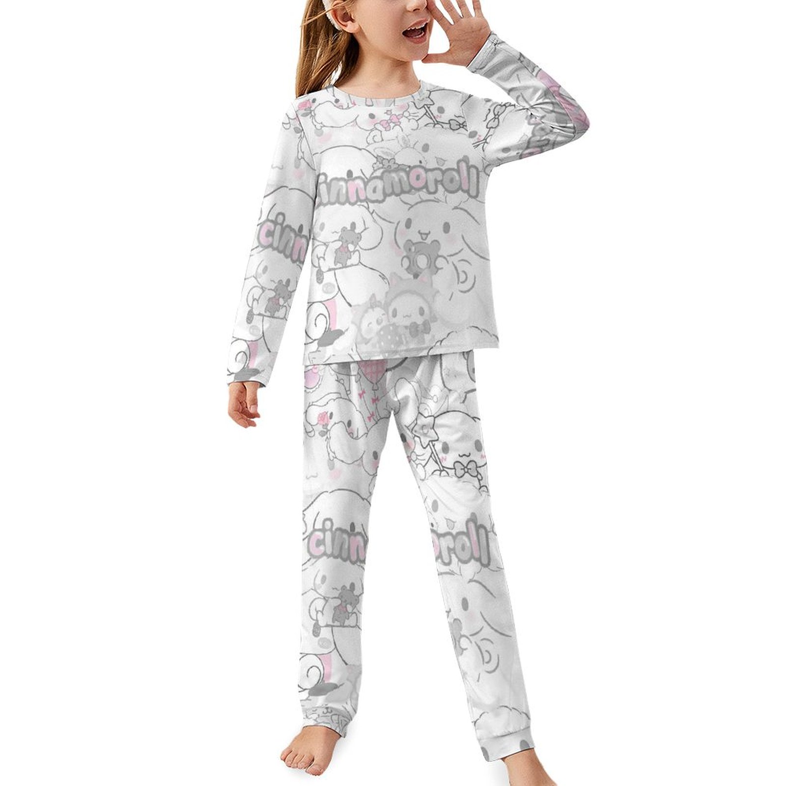Cinnamoroll Pajamas for Girls Cute Pajamas Set Cinnamoroll Merch ...