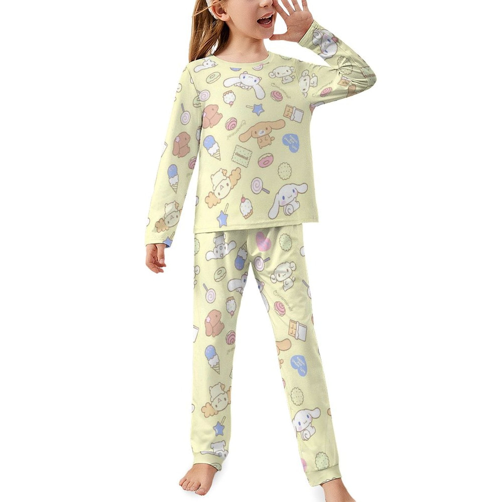 Cinnamoroll Pajamas for Girls Cute Pajamas Set Cinnamoroll Merch ...