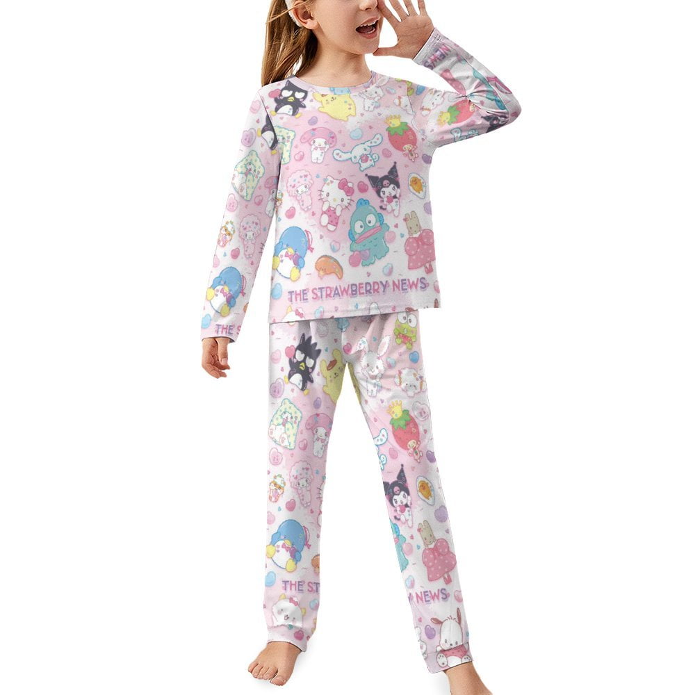 Cinnamoroll Pajamas for Girls Cute Pajamas Set Cinnamoroll Merch ...