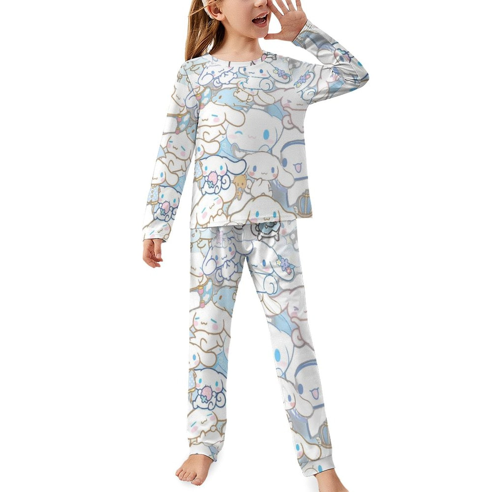 Cinnamoroll Pajamas for Girls Cute Pajamas Set Cinnamoroll Merch ...