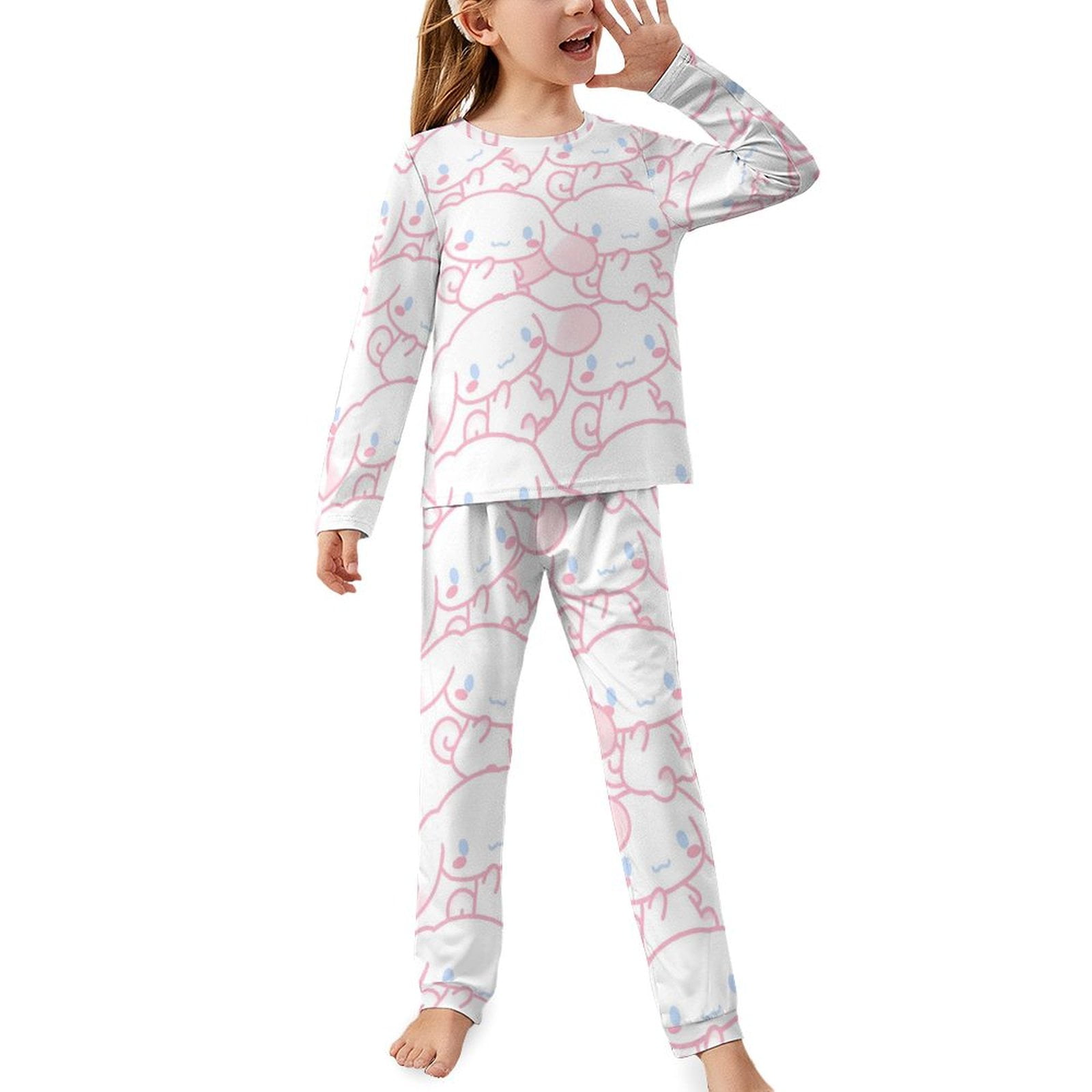 Cinnamoroll Pajamas for Girls Cute Pajamas Set Cinnamoroll Merch ...