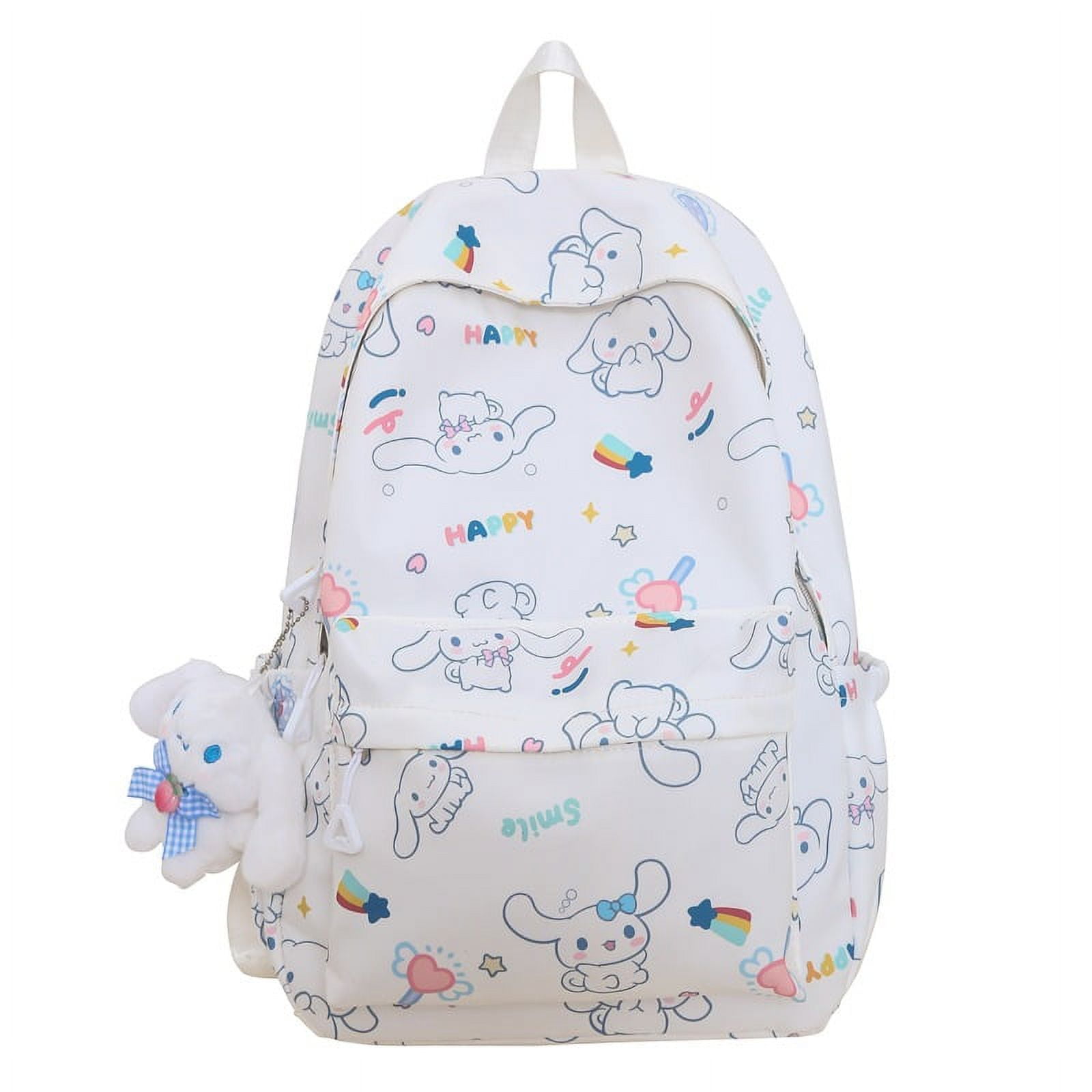 Cinnamoroll Print Anime Backpack, Preppy College School Daypack, Travel ...