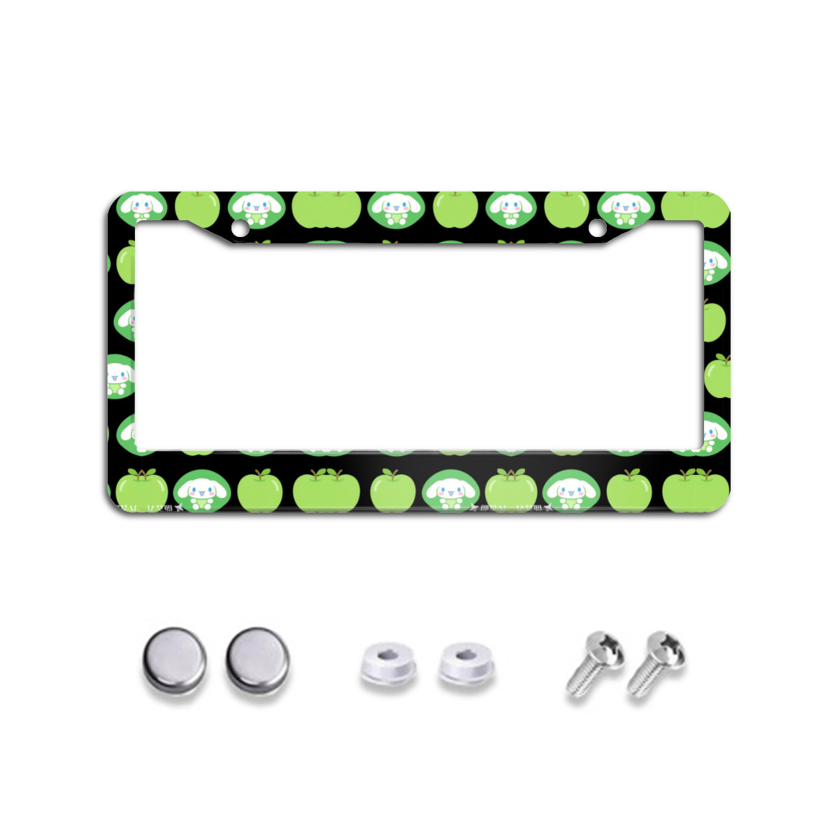 Cinnamoroll Round Hole License Plate Frame - Walmart.com