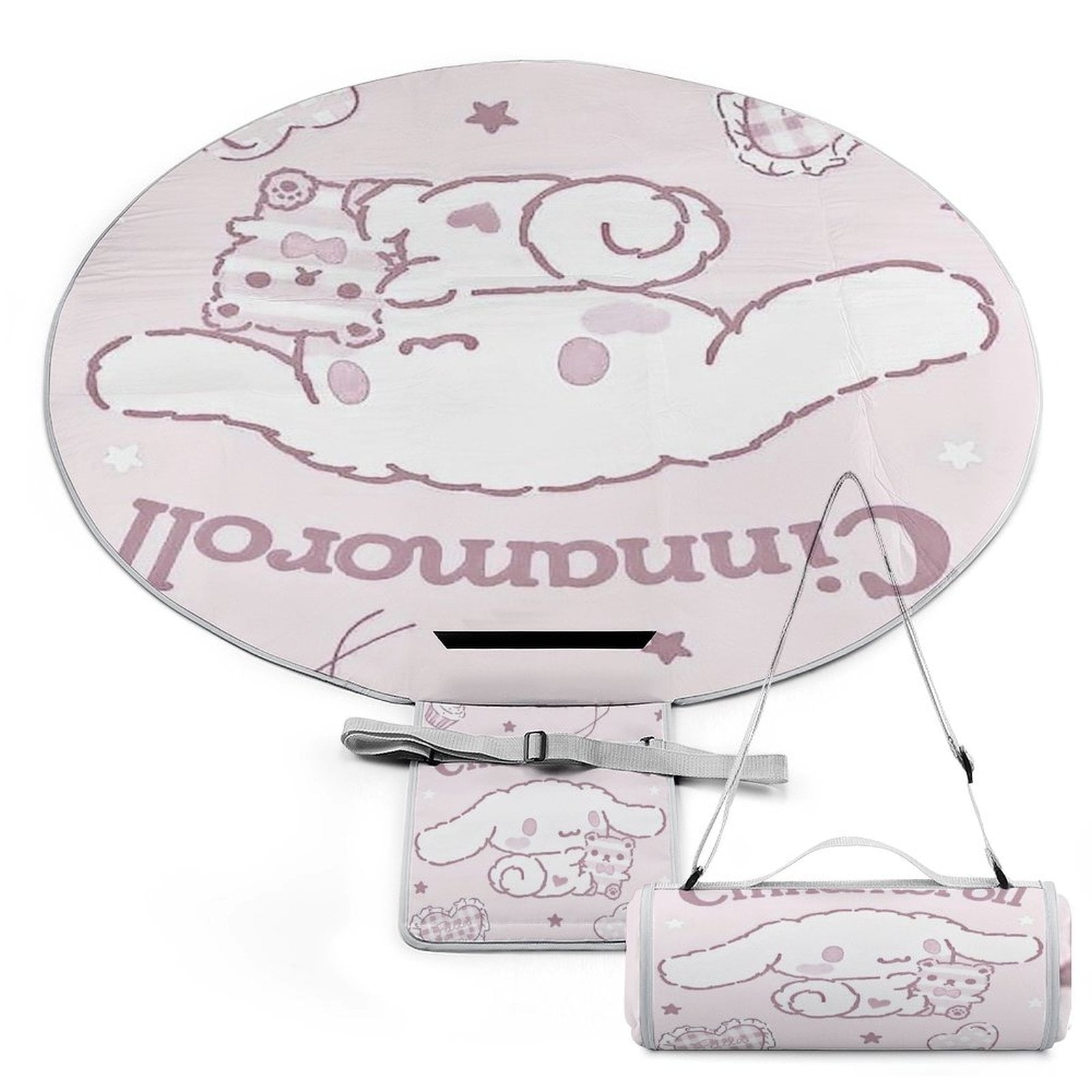 Cinnamoroll Round waterproof picnic mat suitable for outdoor camping ...